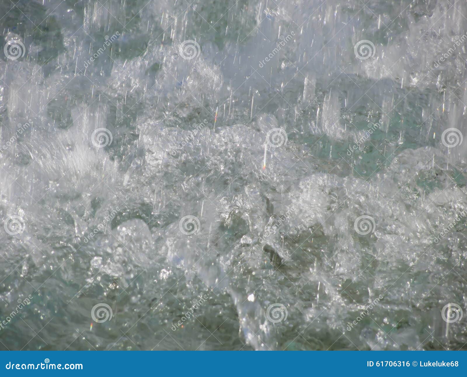 Splashes of Fountain Water in a Sunny Day Stock Photo - Image of ...