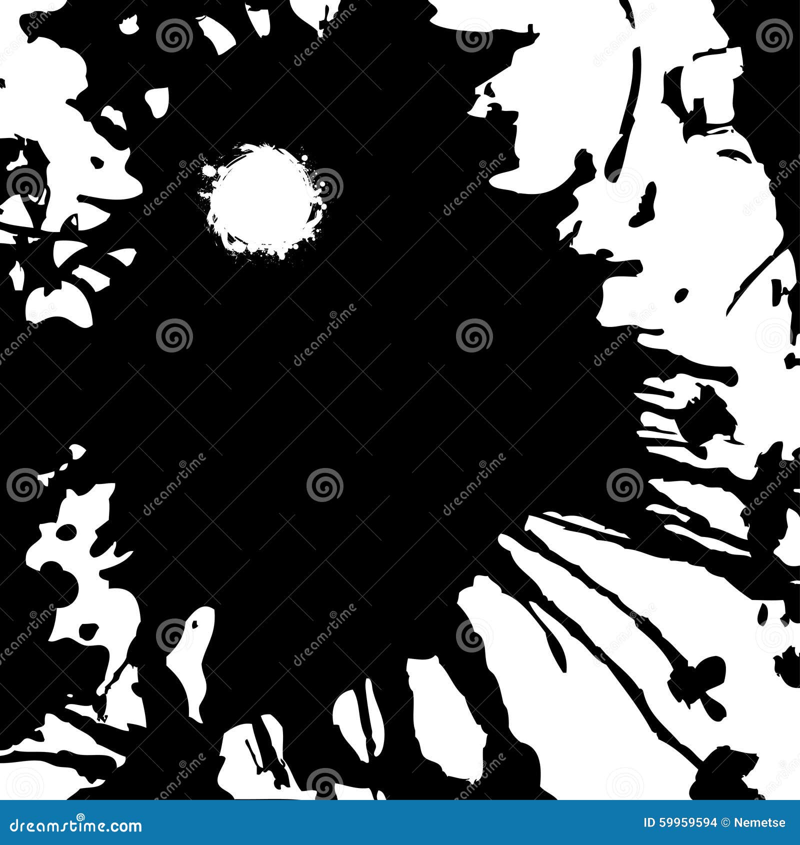 Splashes of Ink Stain Background for Design Stock Vector - Illustration ...