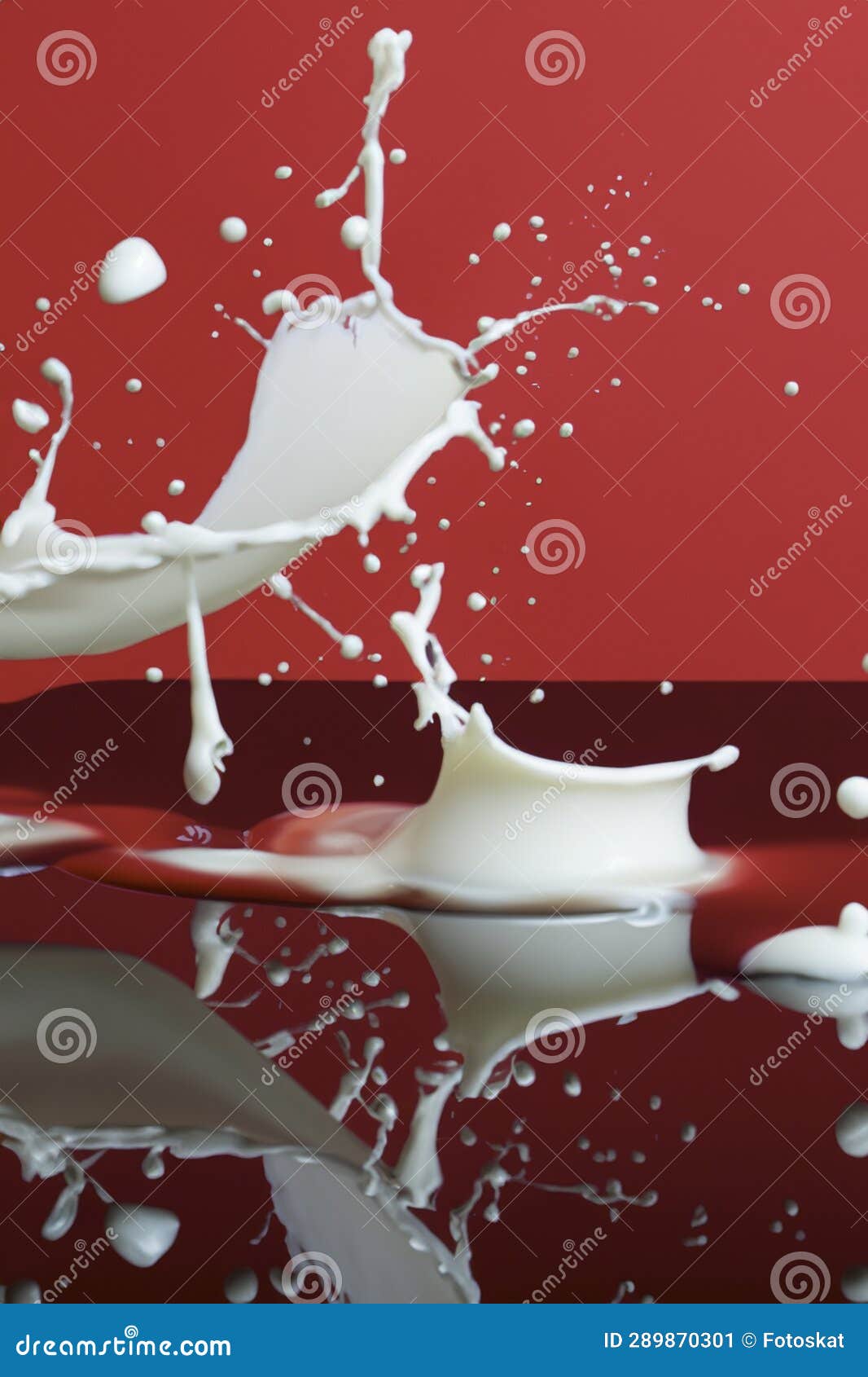 Splashes of Milk stock illustration. Illustration of drip - 289870301