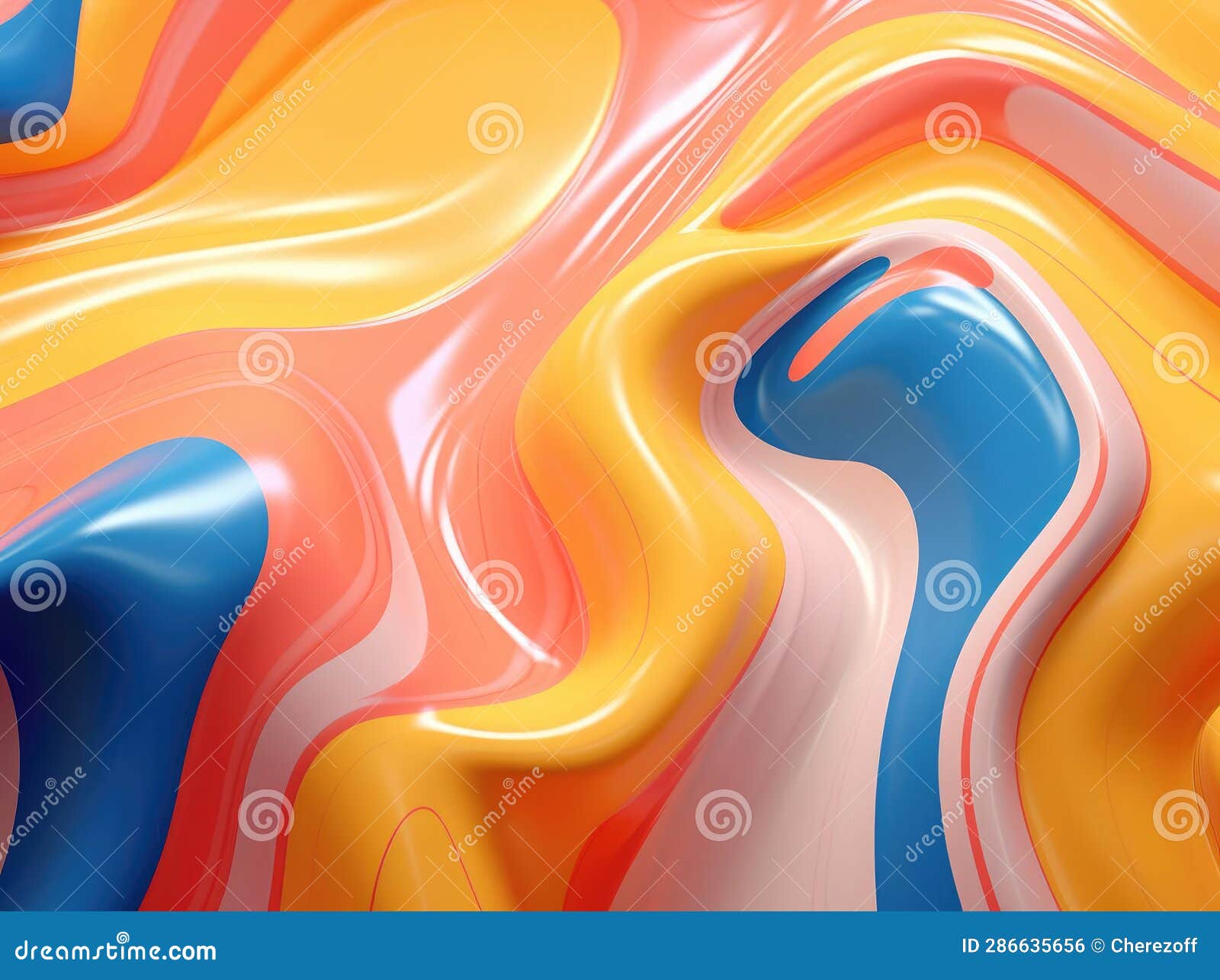 Splashes of Multi-colored Paint Stock Photo - Image of grunge, green ...