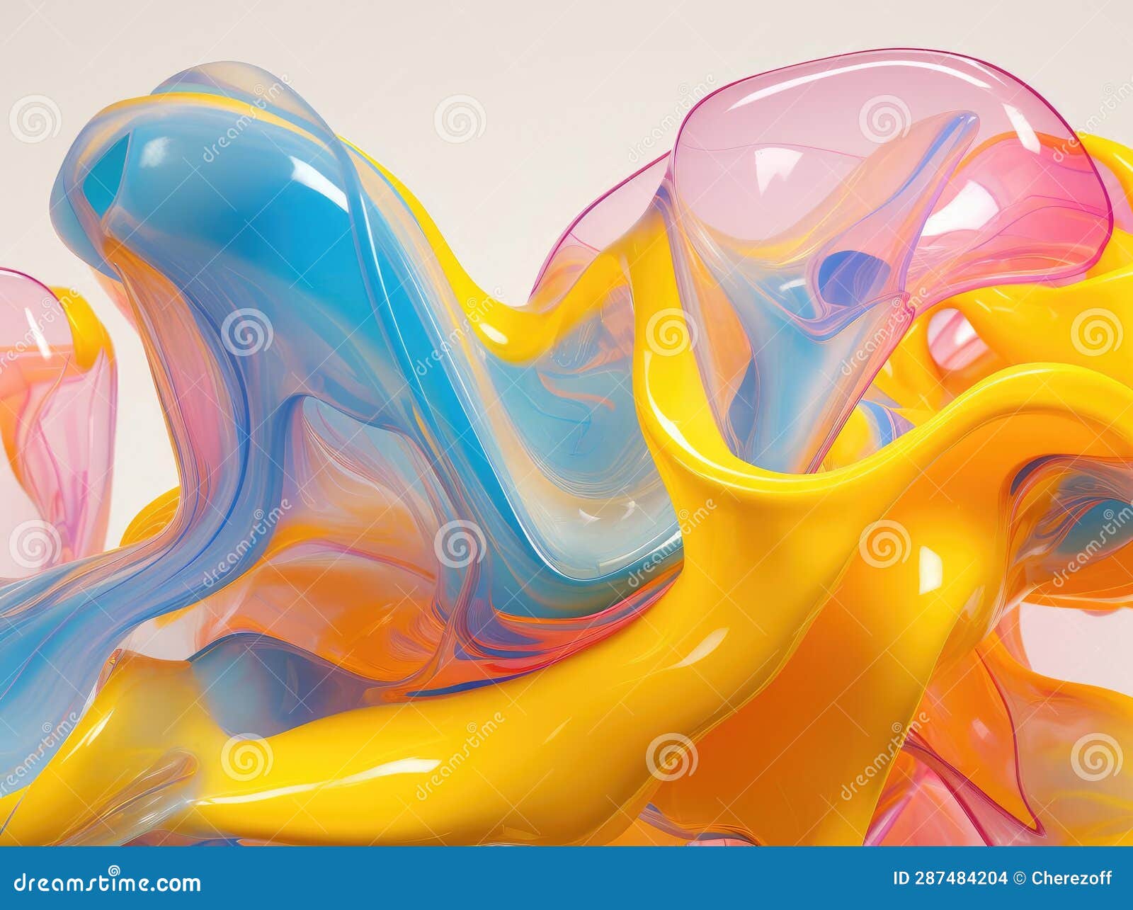 Splashes of Multi-colored Paint Stock Photo - Image of creative ...