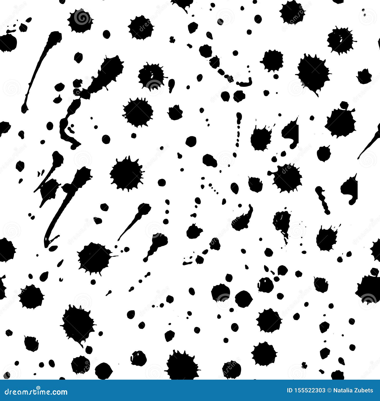 Splashes pattern stock vector. Illustration of abstract - 155522303