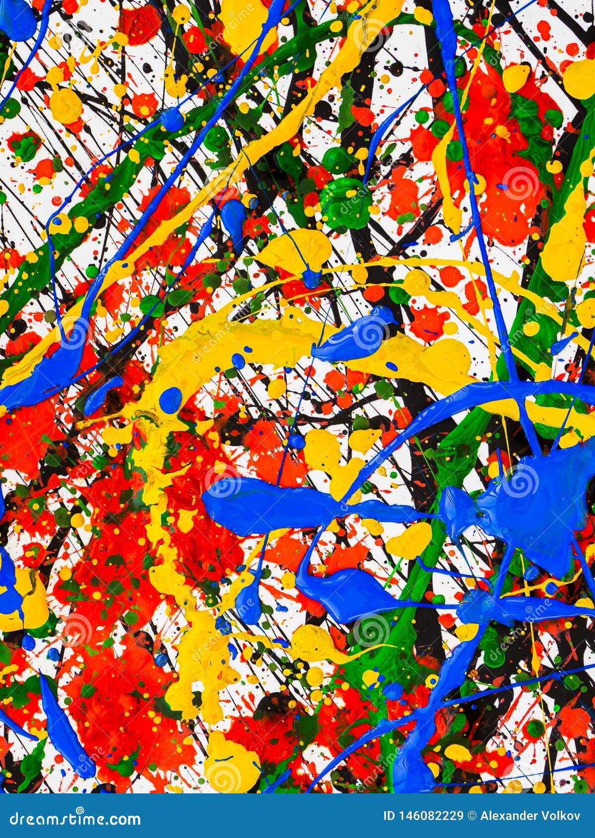 Splashes on Red and Black and Green and Yellow and Blue Paint Stock ... Splashes on Red and Black and Green and Yellow and Blue Paint Stock ...