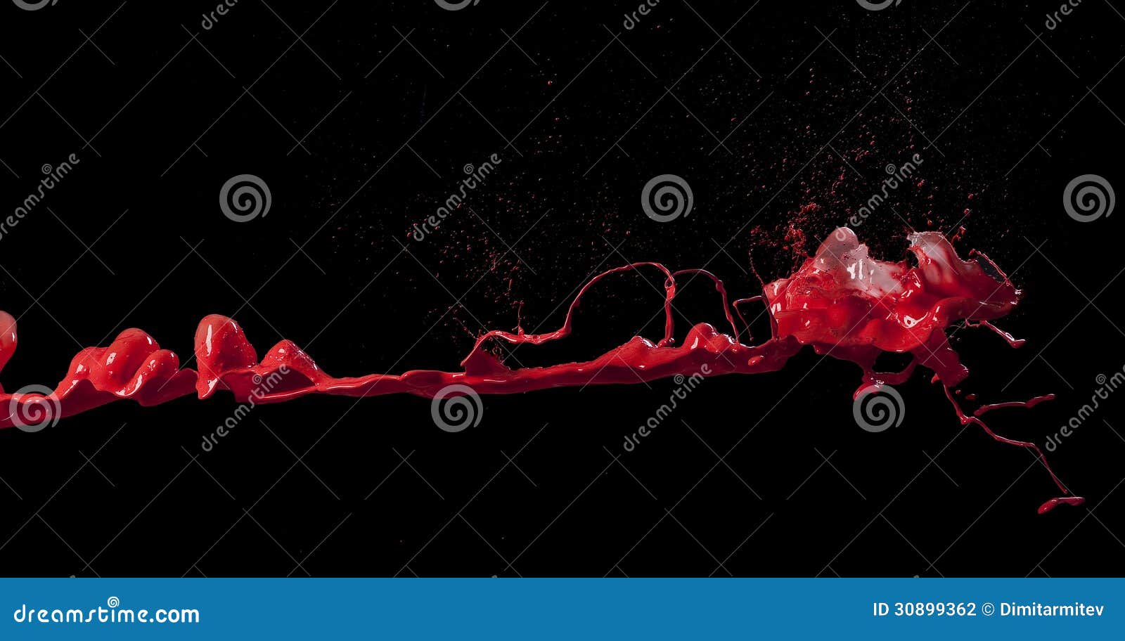 Splashes of red paint stock photo. Image of fresh, color - 30899362