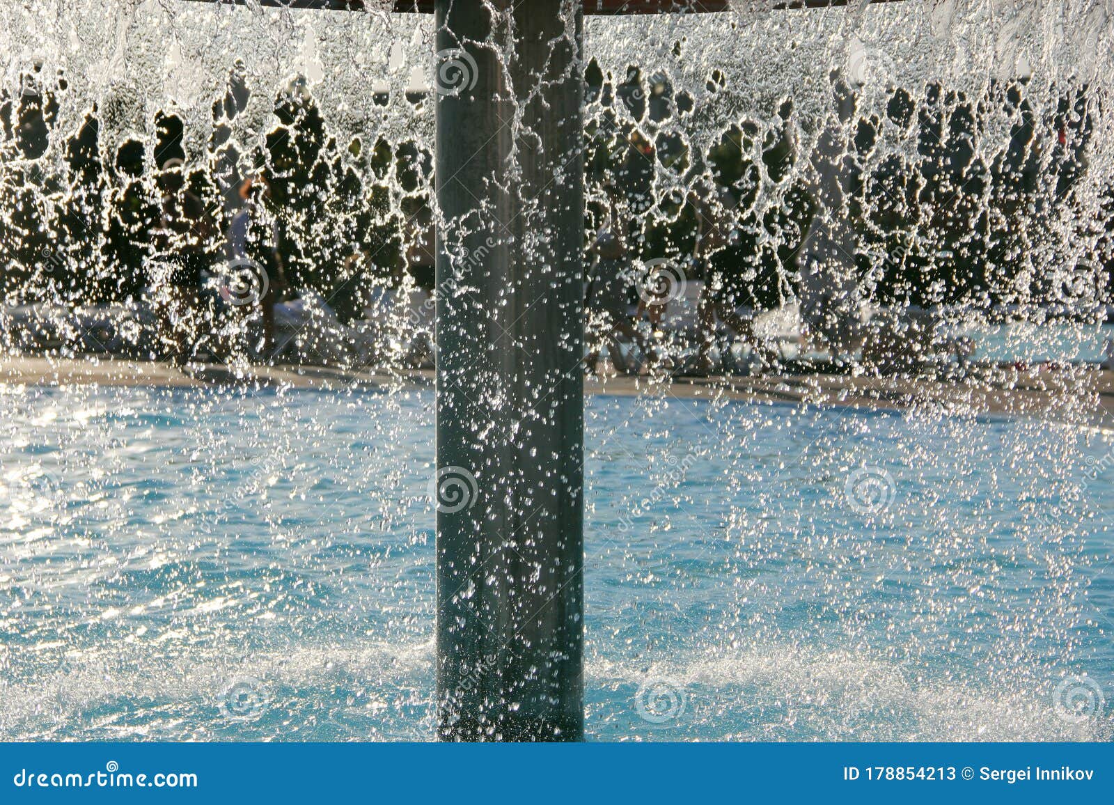 Splashes of Water Fall Down Stock Image - Image of water, cold: 178854213