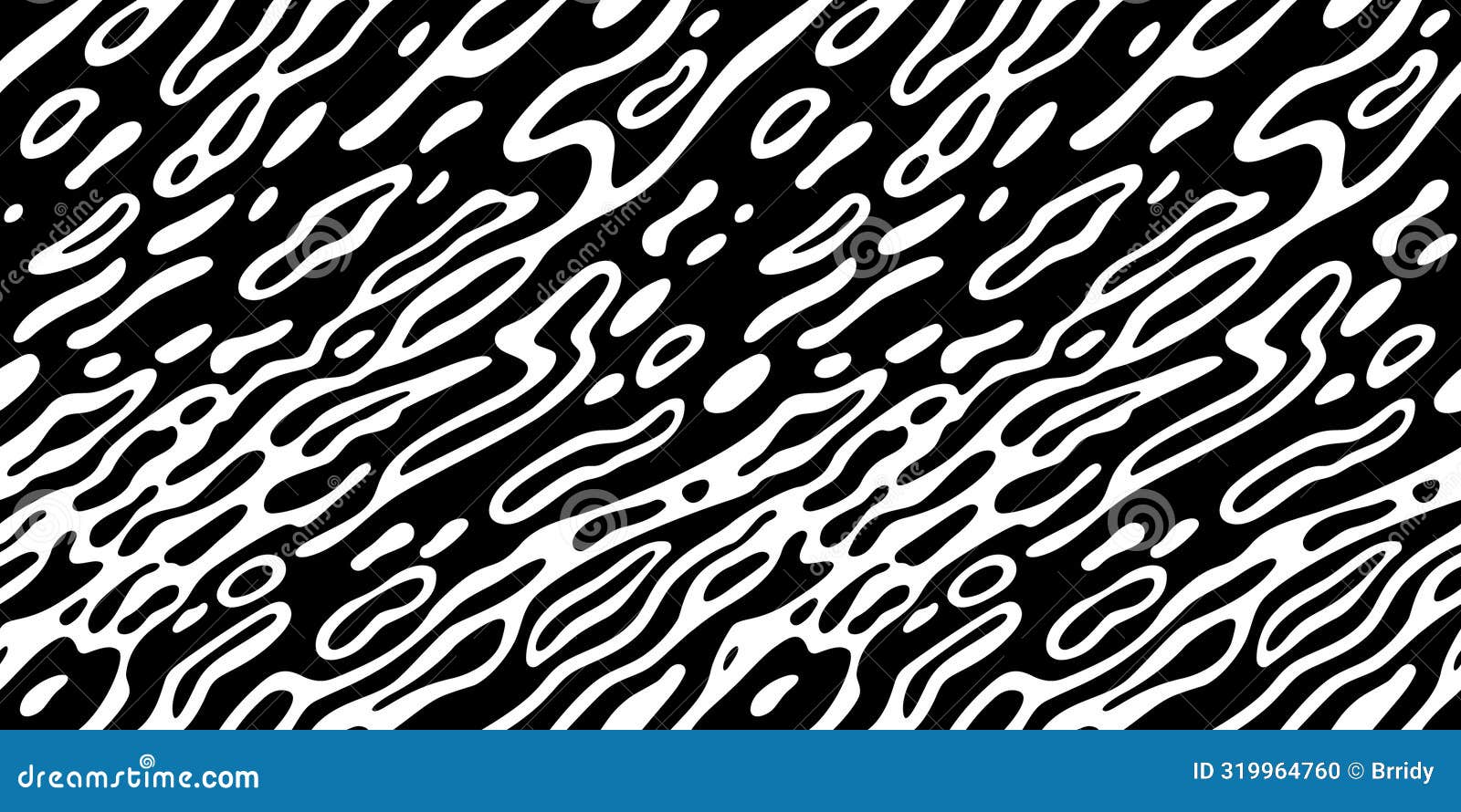 Splashes Water Waves Pattern. Vector Seamless Milk Texture Stock Vector ...