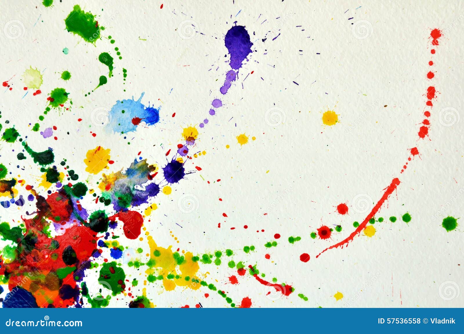 Splashes of watercolor stock photo. Image of splash, paper - 57536558