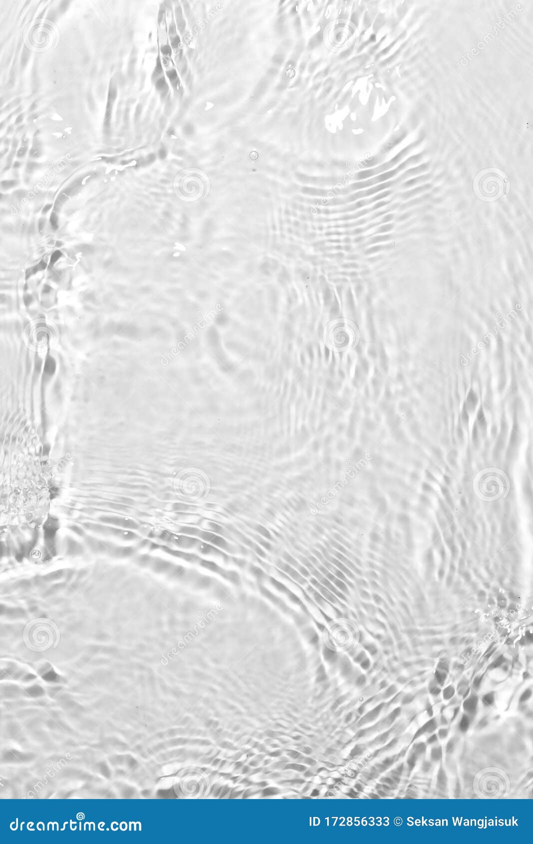 Splashing Clean Water on Gray Background Stock Image - Image of surface ...