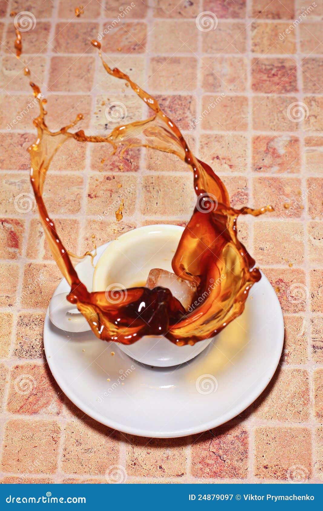 Splashing coffee stock image. Image of gourmet, spray - 24879097