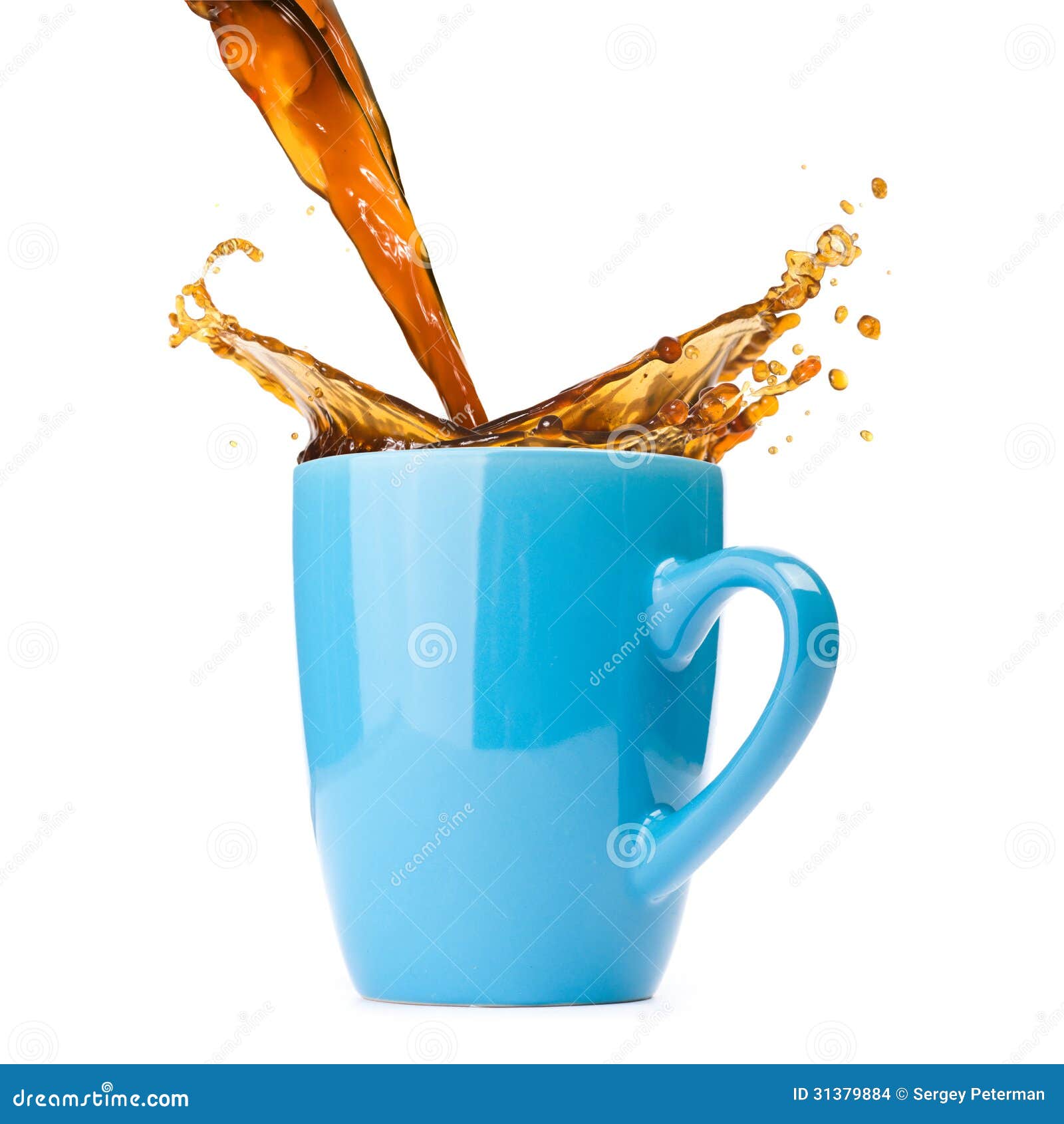 Splashing coffee stock photo. Image of white, steam, glass - 31379884