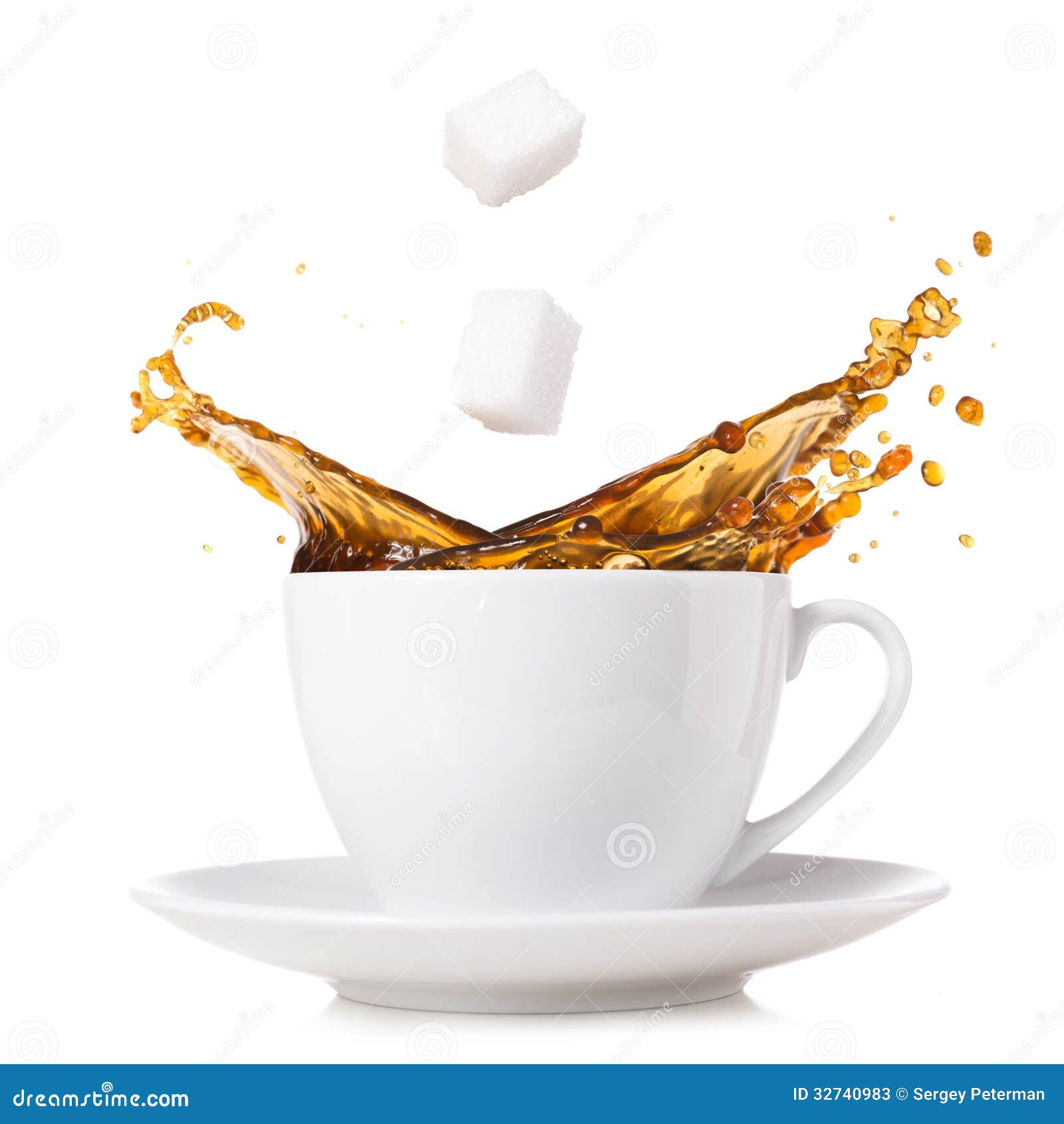 Coffee Cup With Splash