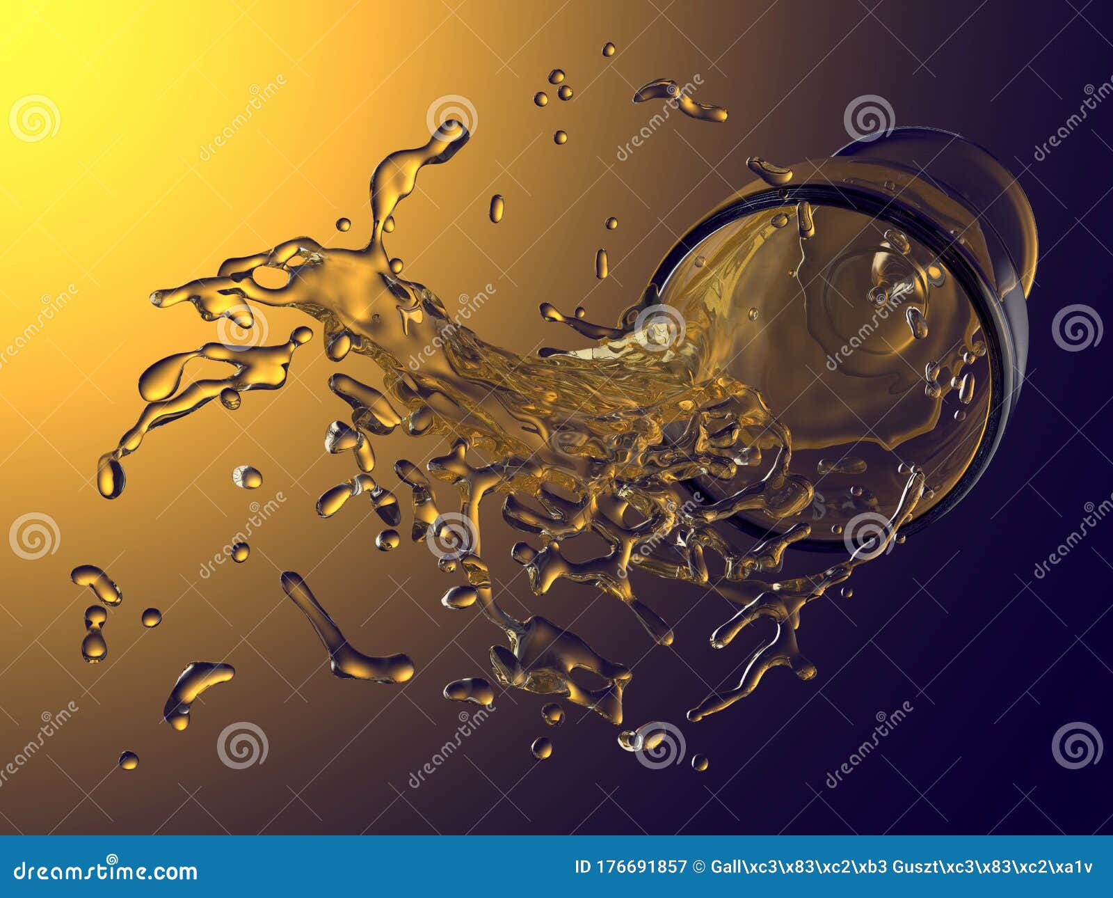 Splashing stock illustration. Illustration of glass - 176691857