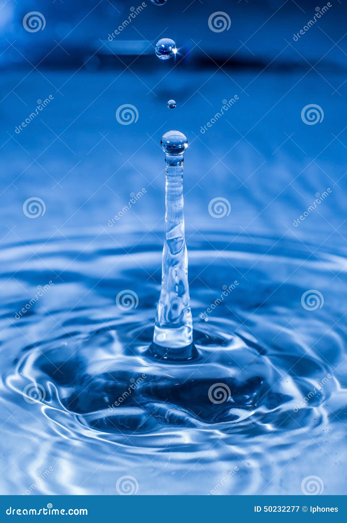 Splashing drop stock image. Image of aqua, dynamic, abstract - 50232277