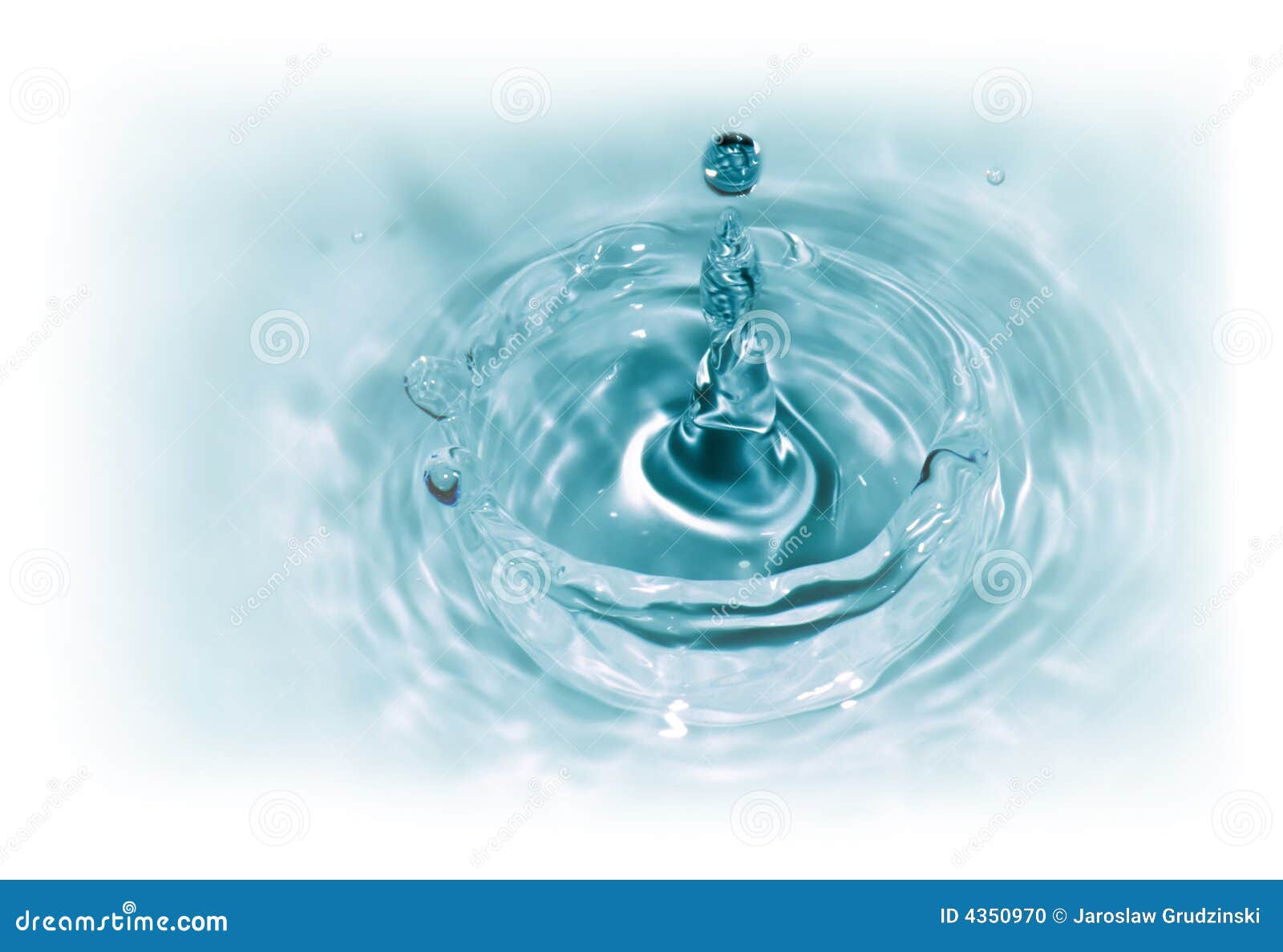 Splashing drop of water stock photo. Image of bubble, background - 4350970