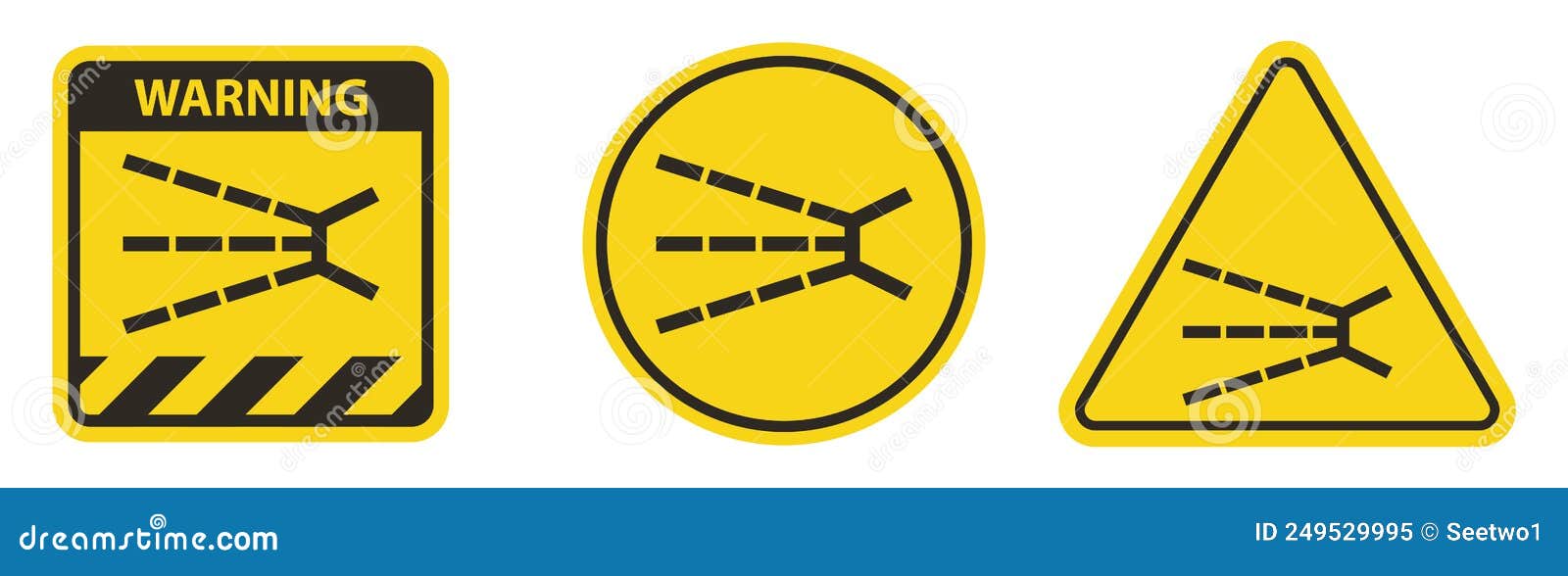 Splashing Hazard Symbol Sign Isolate on White Background,Vector ...