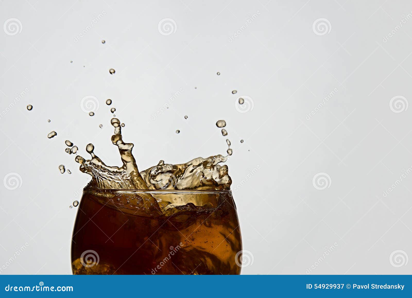 Splashing iced tea stock image. Image of splash, glass - 54929937