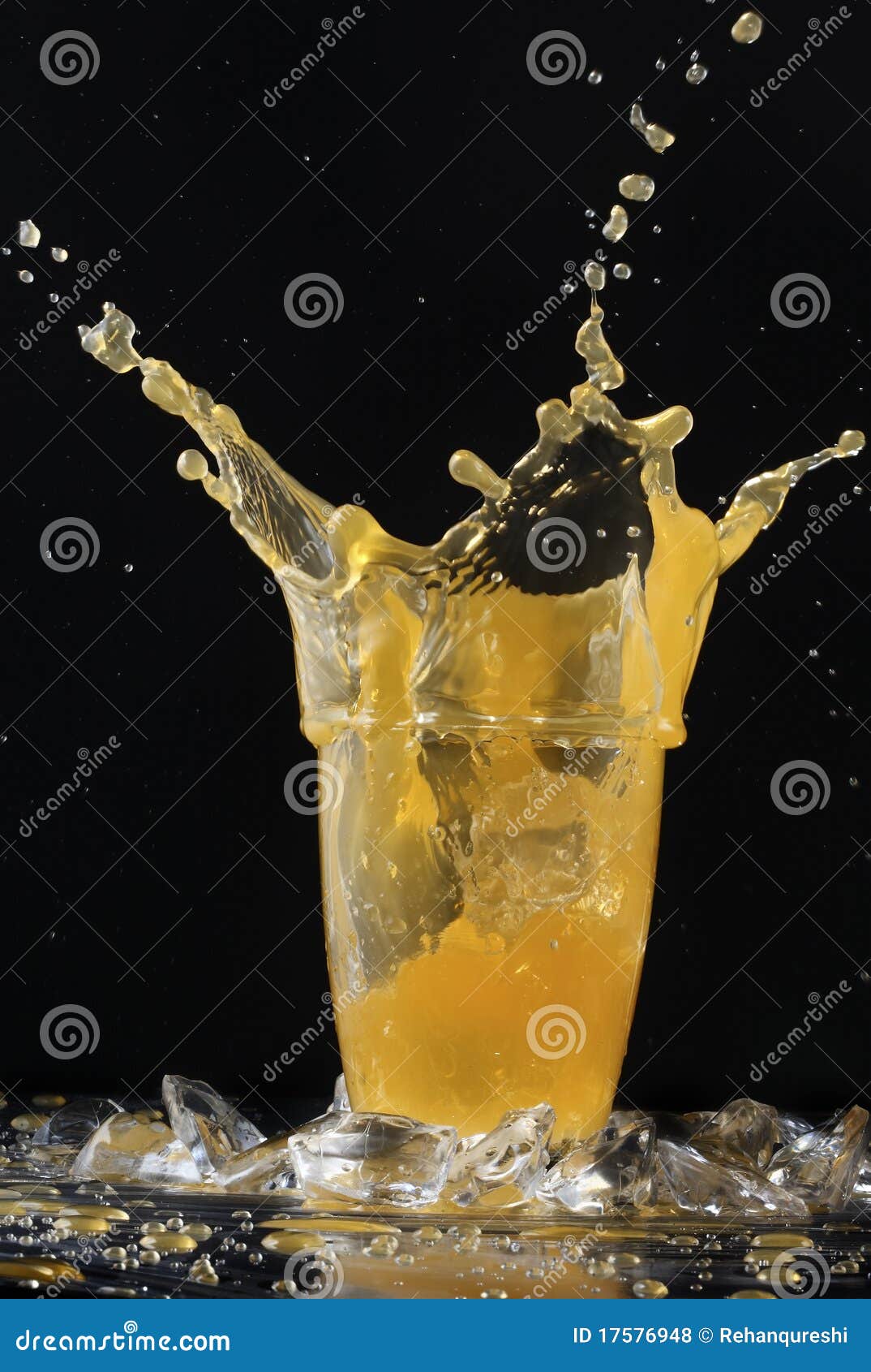 Splashing juice. stock photo. Image of edge, spill, juice - 17576948