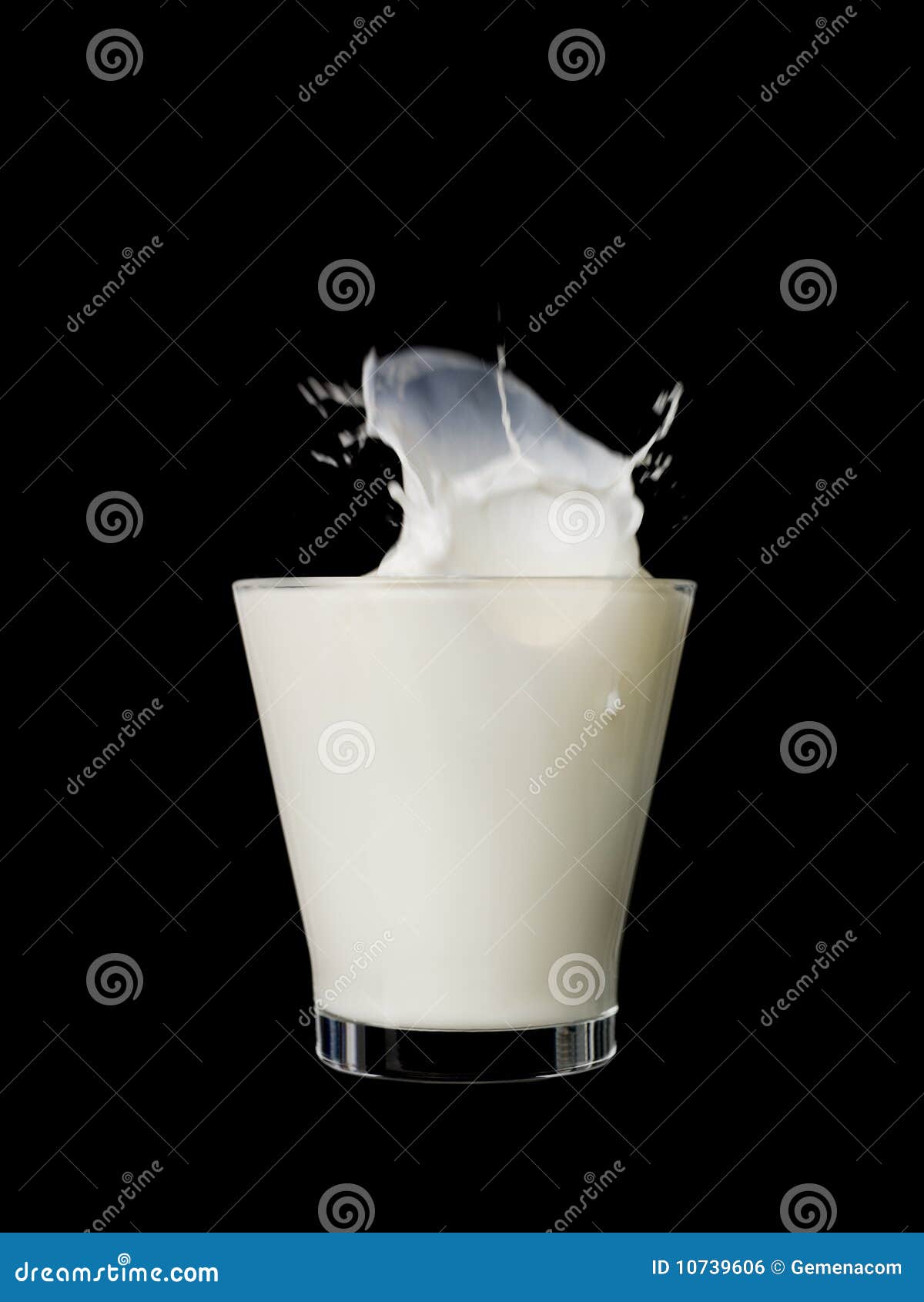 Splashing milk stock photo. Image of pouring, cream, dairy - 10739606