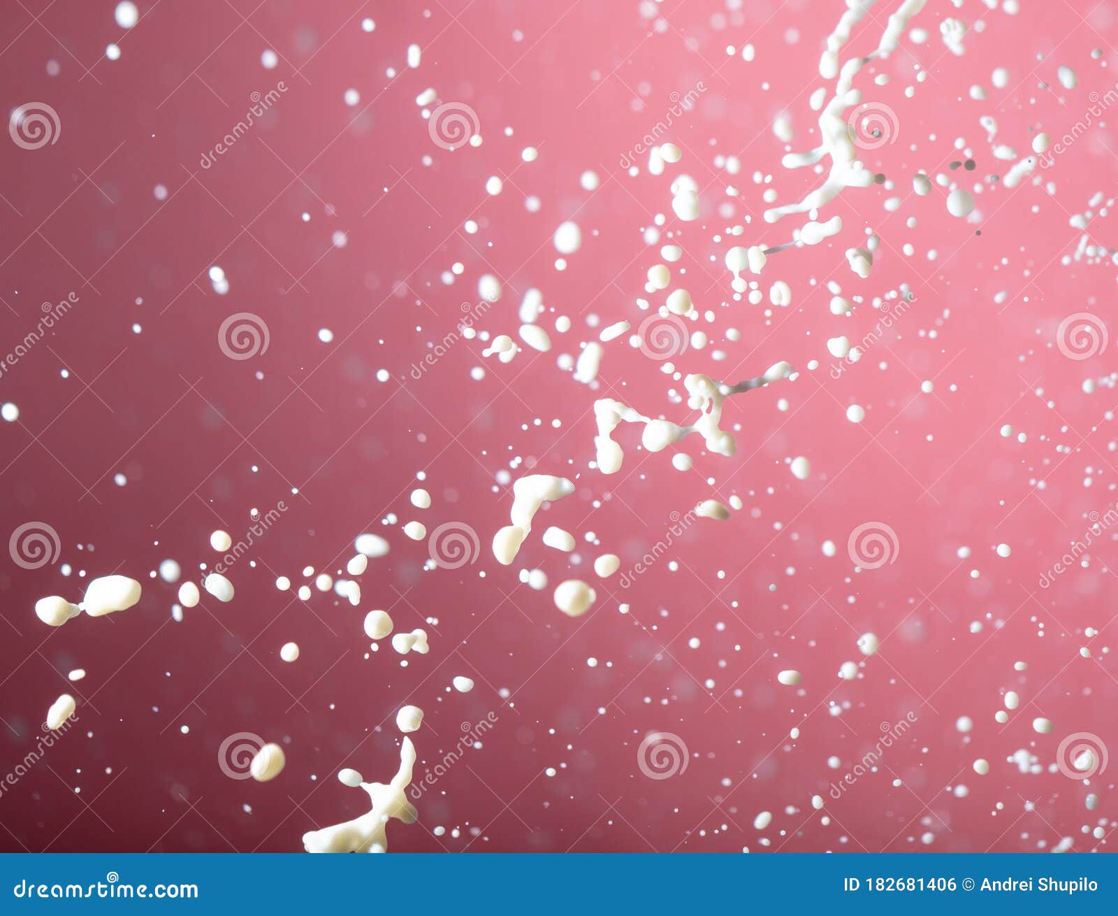Splashing Milk on a Pink Background Stock Photo - Image of pink ...