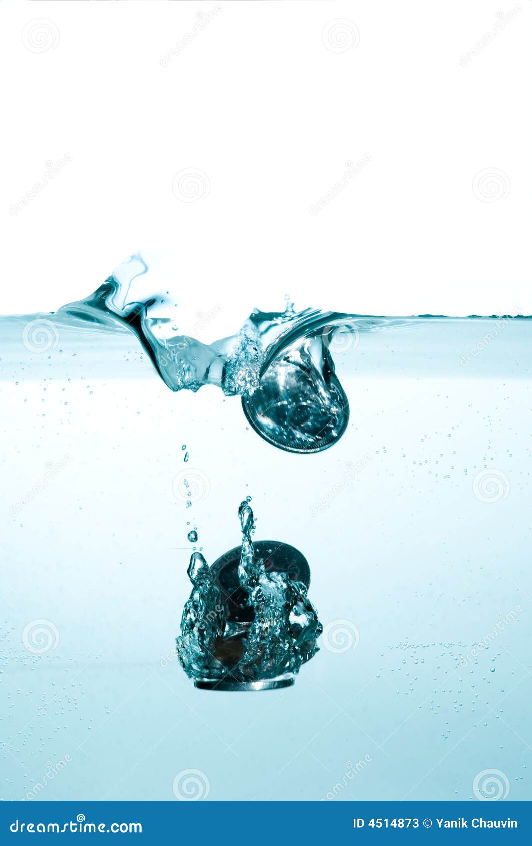 Splashing Money stock image. Image of flood, cold, glass - 4514873