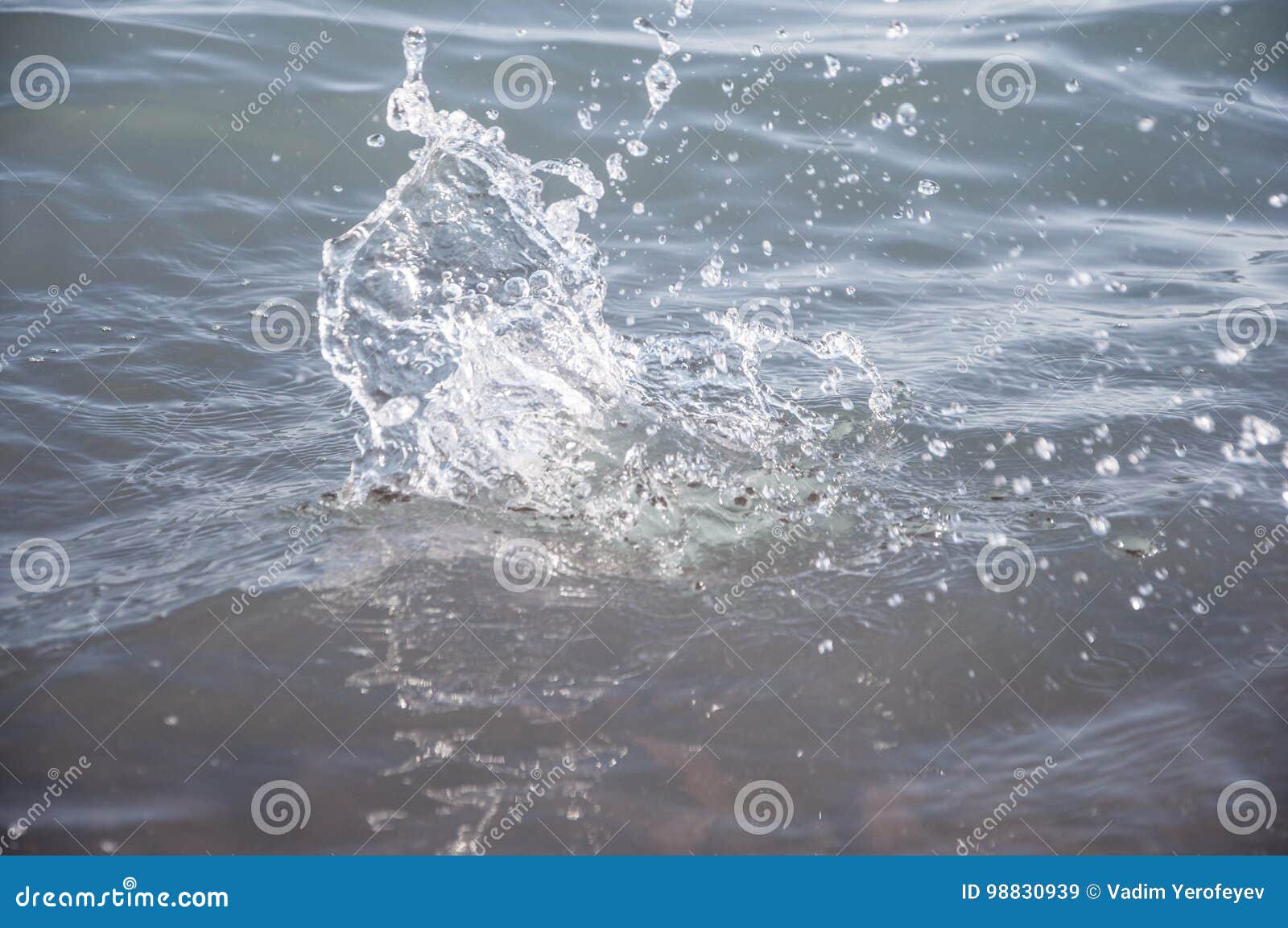 Splashing sea water stock image. Image of water, splashing - 98830939