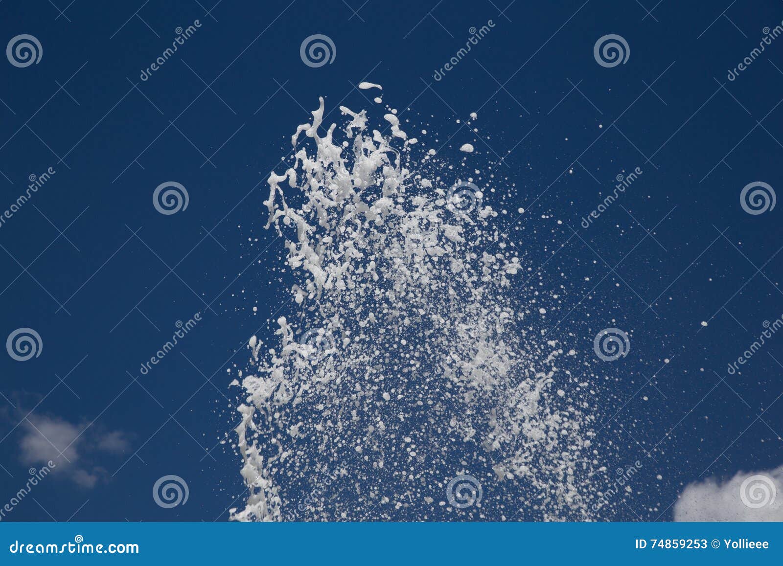 Splashing streams of water stock image. Image of fluid - 74859253