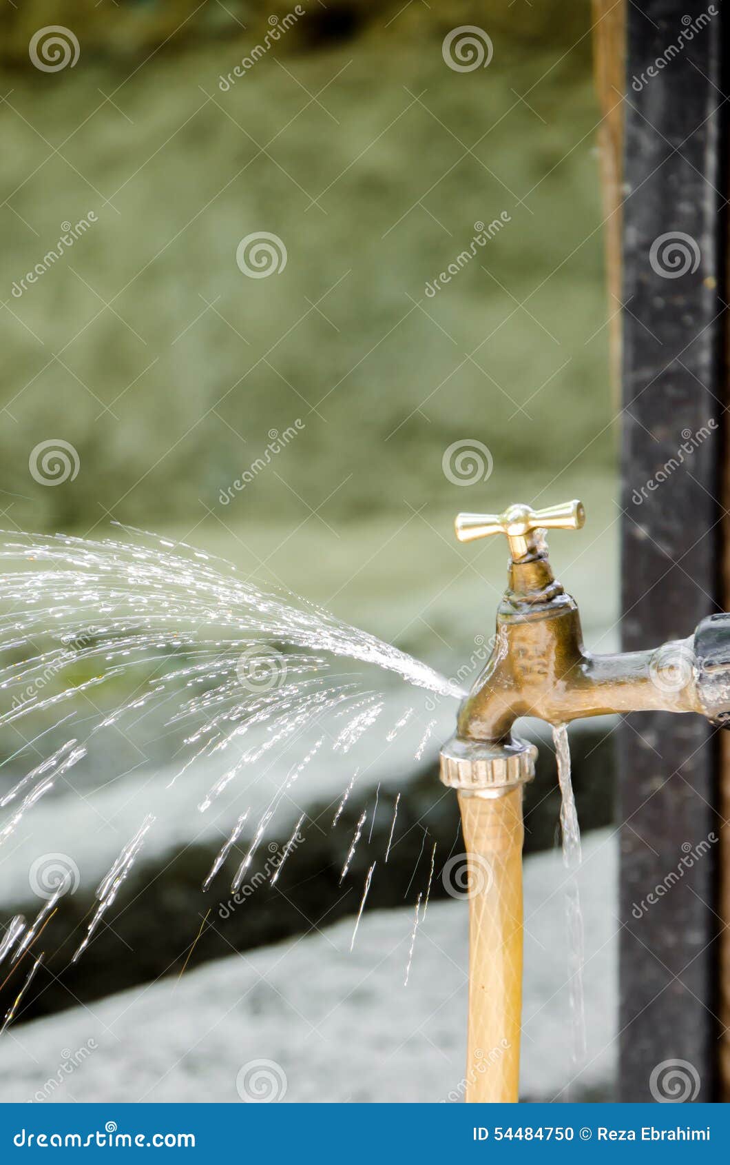 Splashing Tap stock photo. Image of hose, liquid, drop - 54484750