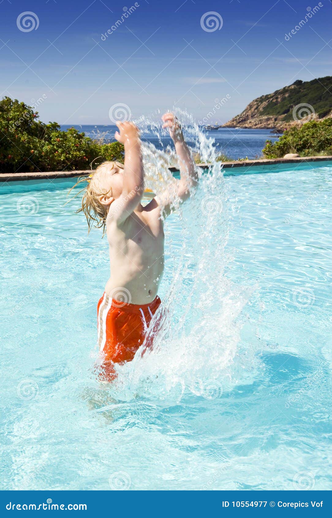 Splashing water stock image. Image of outdoors, young - 10554977