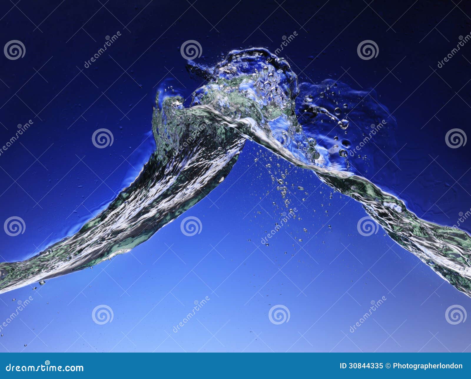 Splashing water stock image. Image of water, blue, close - 30844335