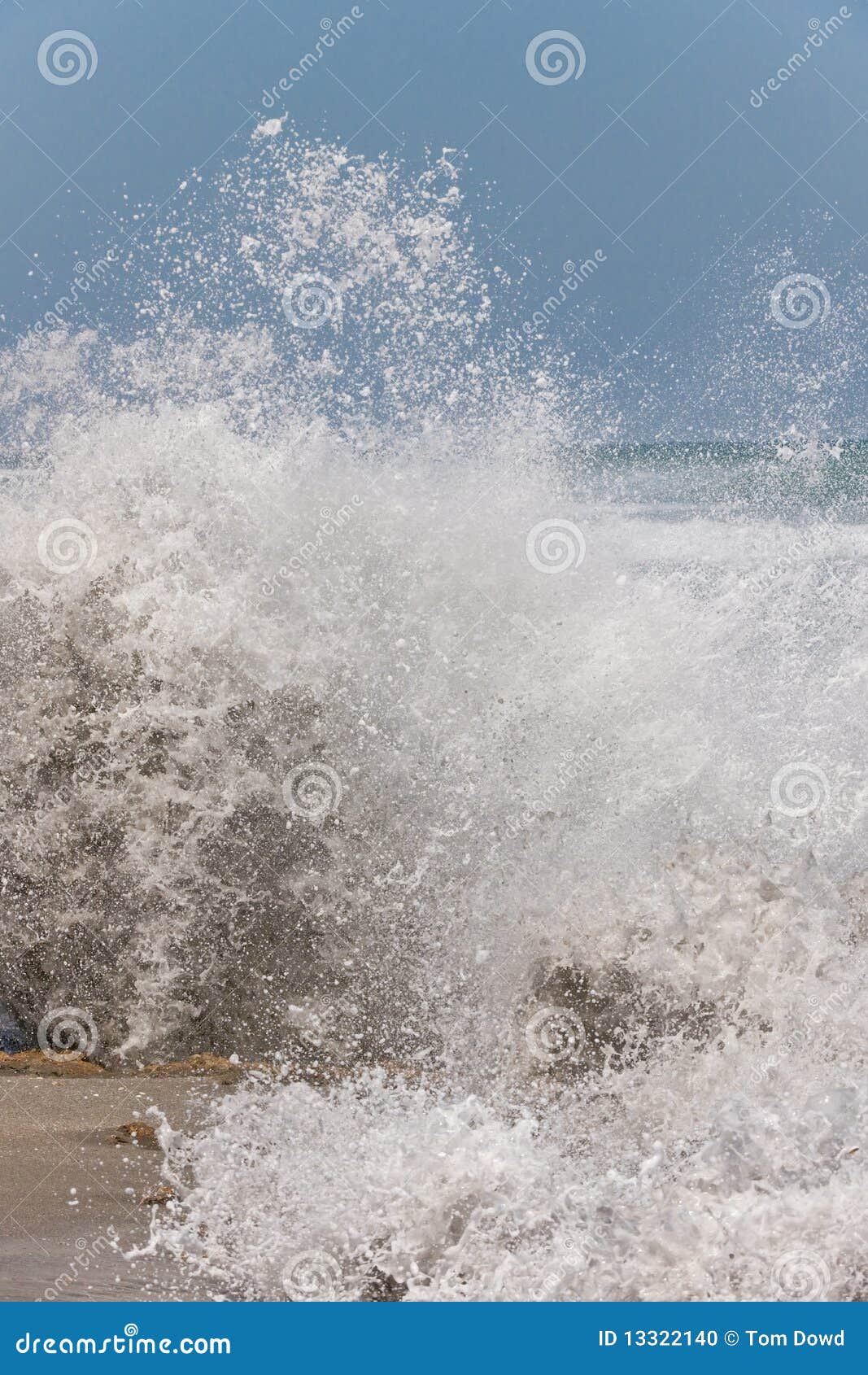 Splashing water on beach stock photo. Image of splash - 13322140