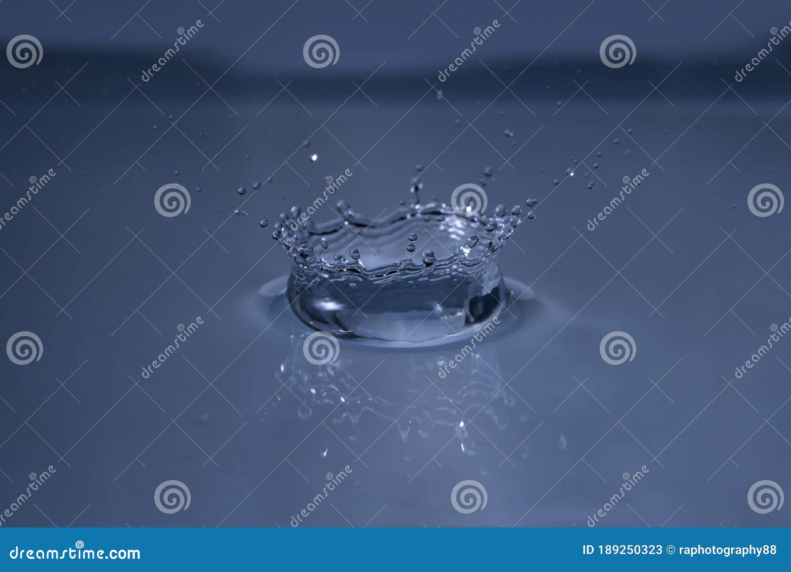 Splashing water drop stock image. Image of burble, fluid - 189250323