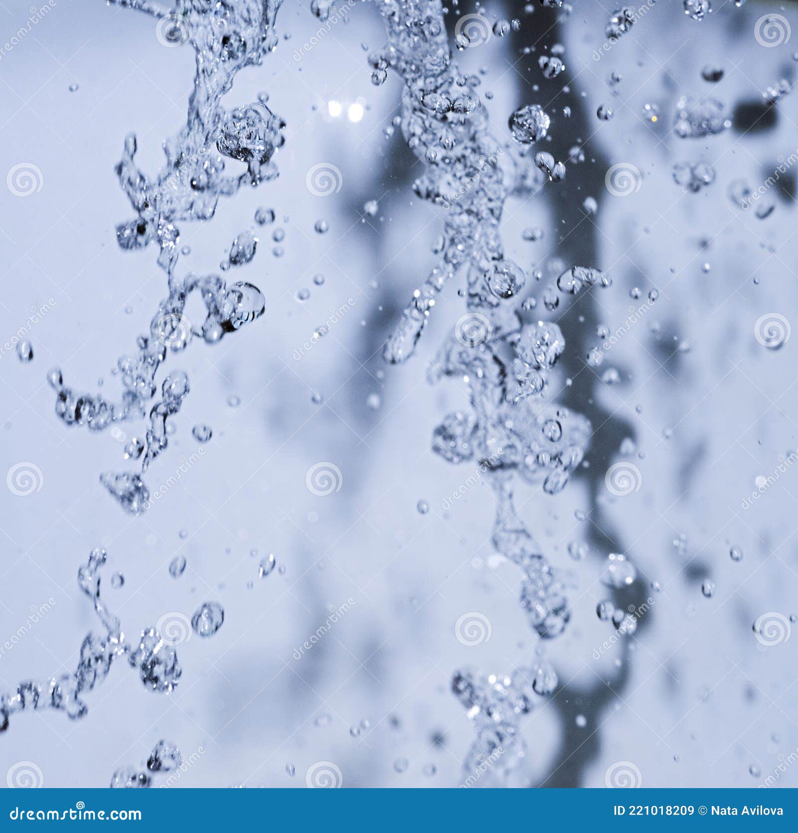 Splashing Water, Falling Drops, Splashes, Water Pouring Stock Image ...