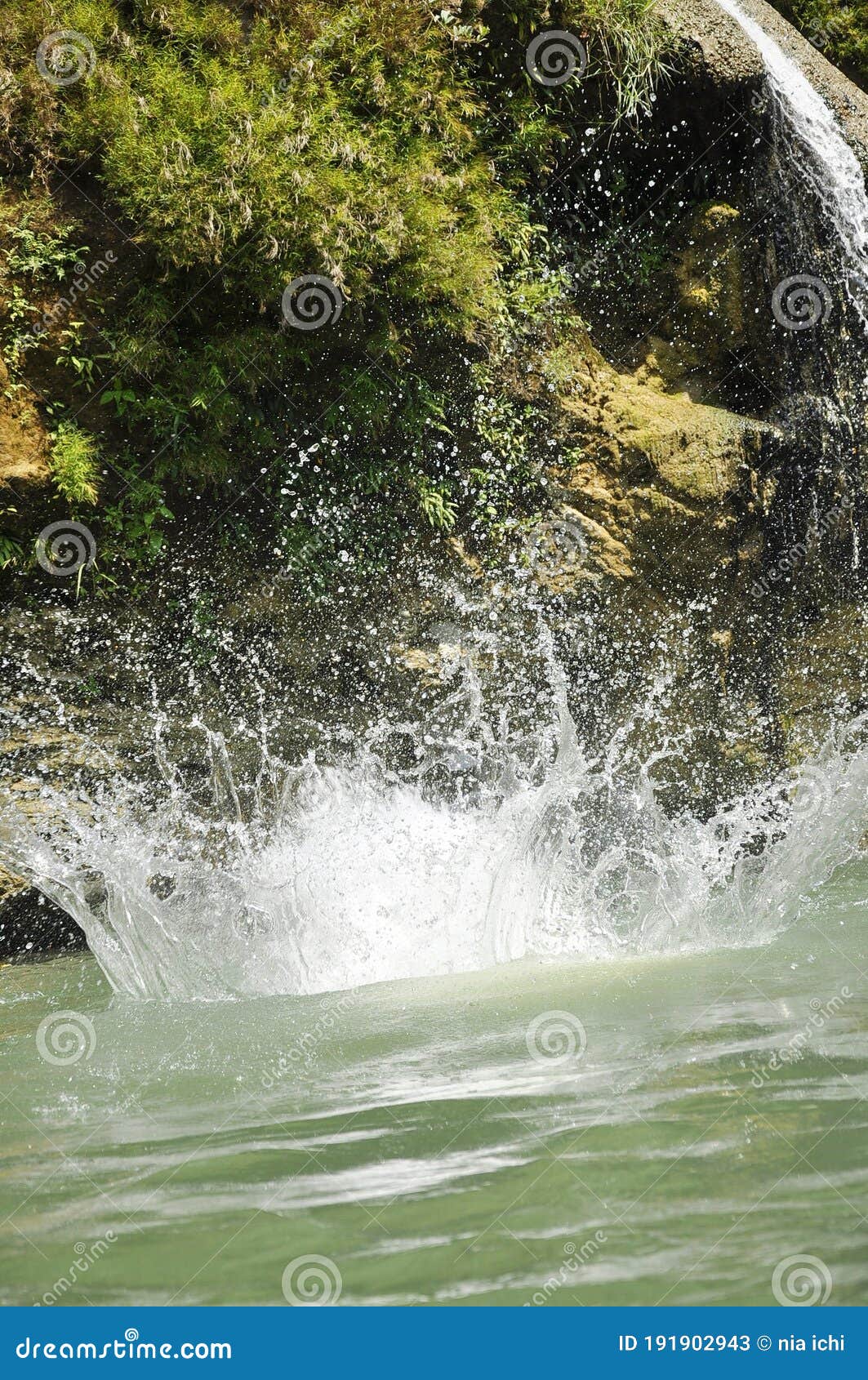 Splashing Water on the River Stock Image - Image of nature, autumn ...