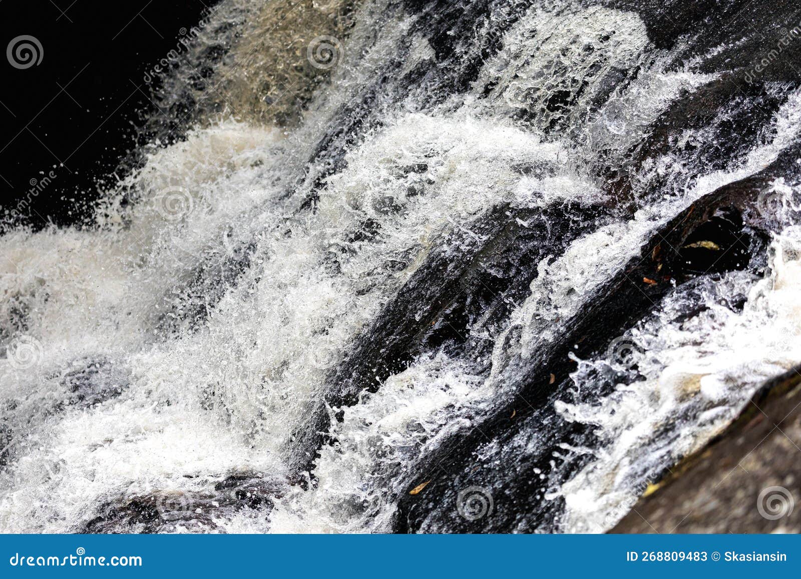 Waterfall Inside Indian Jungle Stock Photography | CartoonDealer.com ...