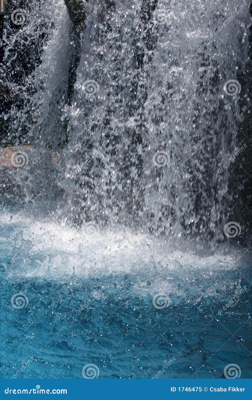 Splashing waterfall stock image. Image of motion, splashing - 1746475