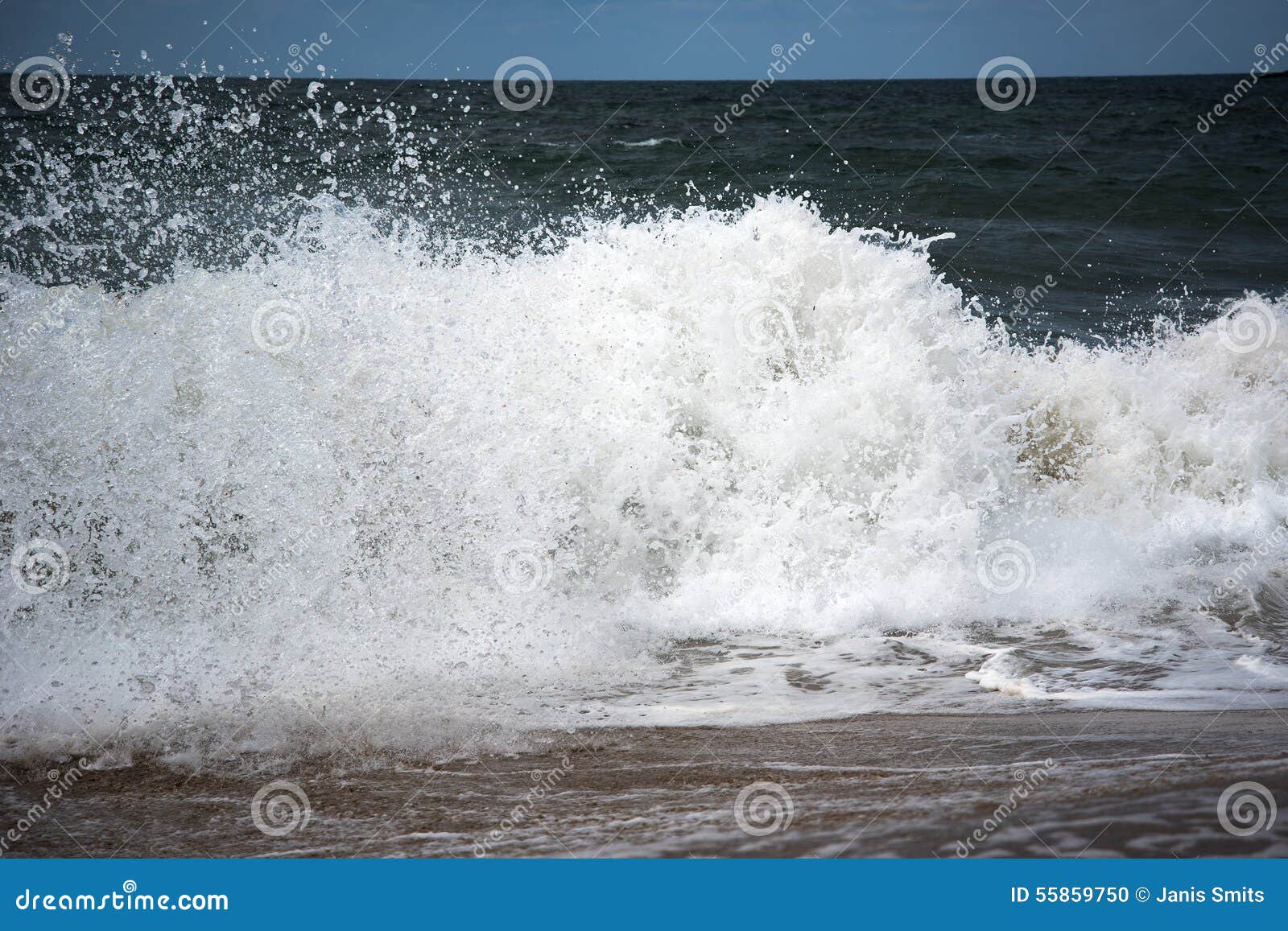 Splashing wave. stock photo. Image of white, high, splash - 55859750