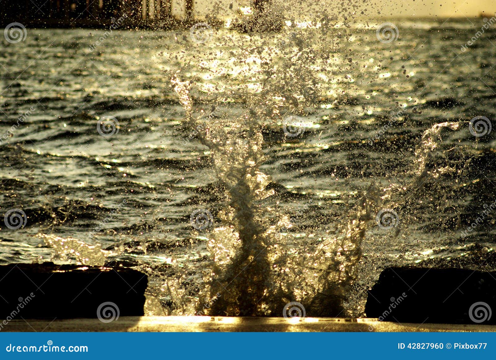 Splashing wave stock photo. Image of abstract, splash - 42827960