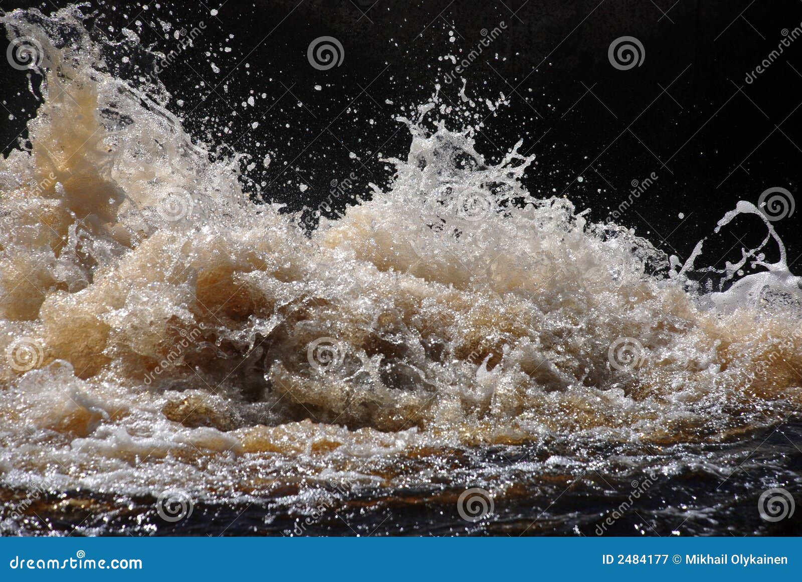 Splashing waves stock image. Image of seething, rapid - 2484177