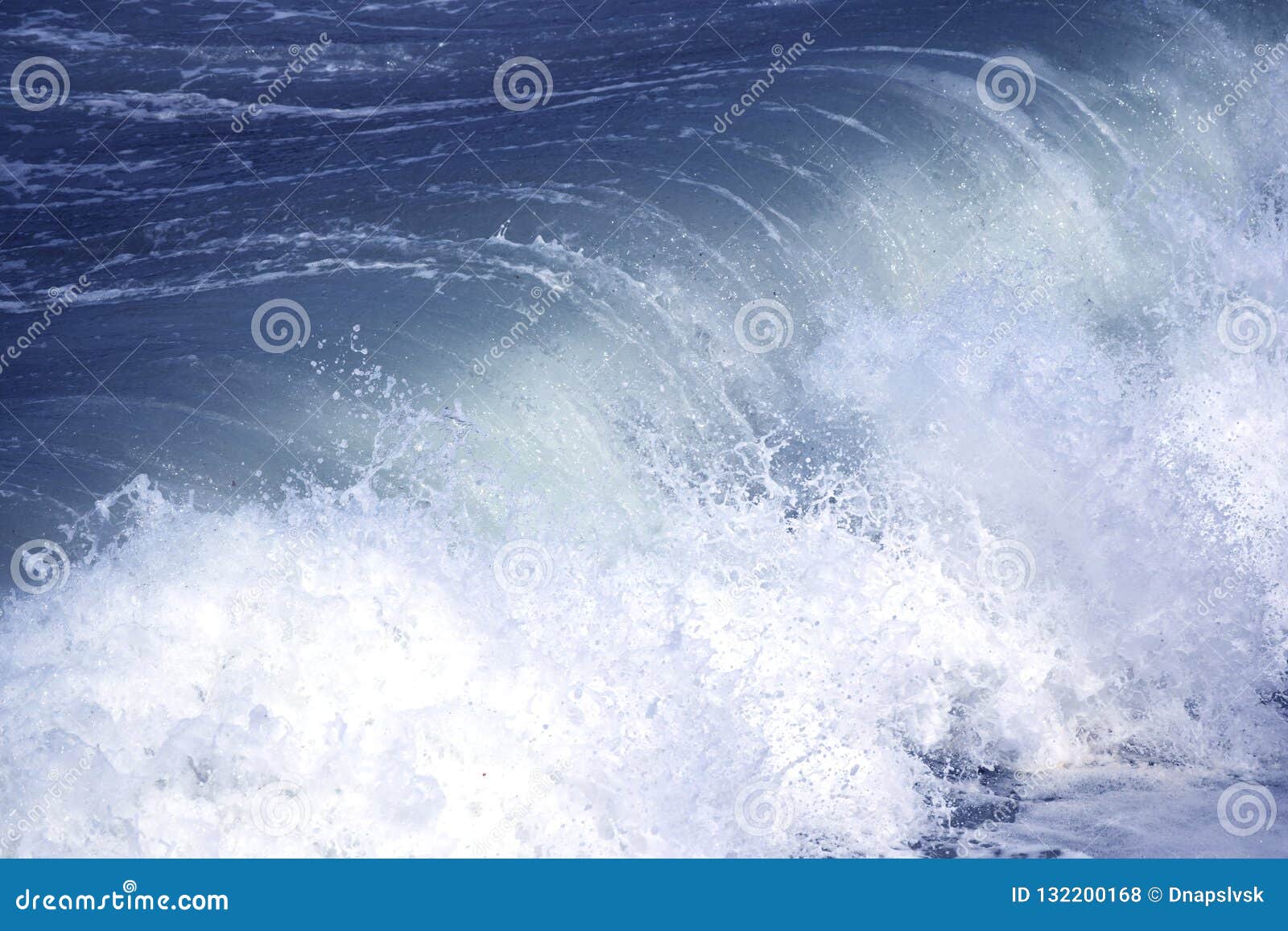 Splashing Waves on the Beach Stock Photo - Image of colorful, circles ...