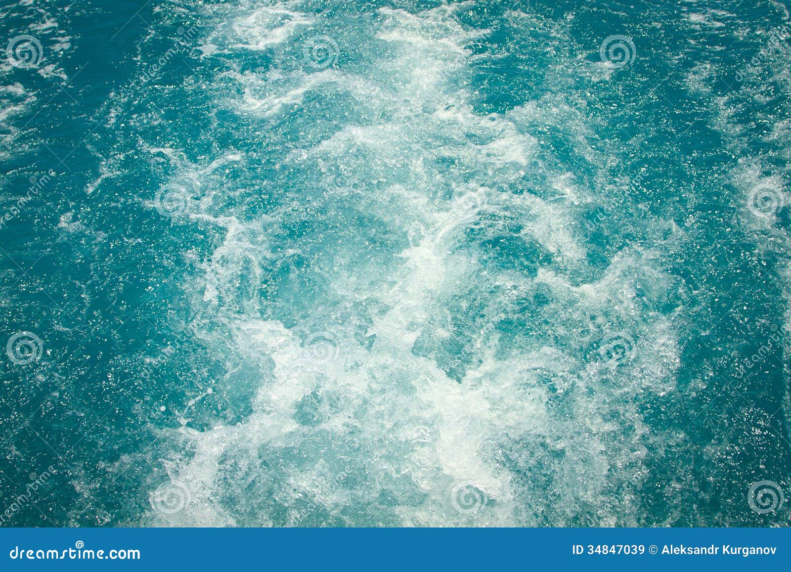 Splashing Waves in Blue Sea Stock Image - Image of aqua, boating: 34847039