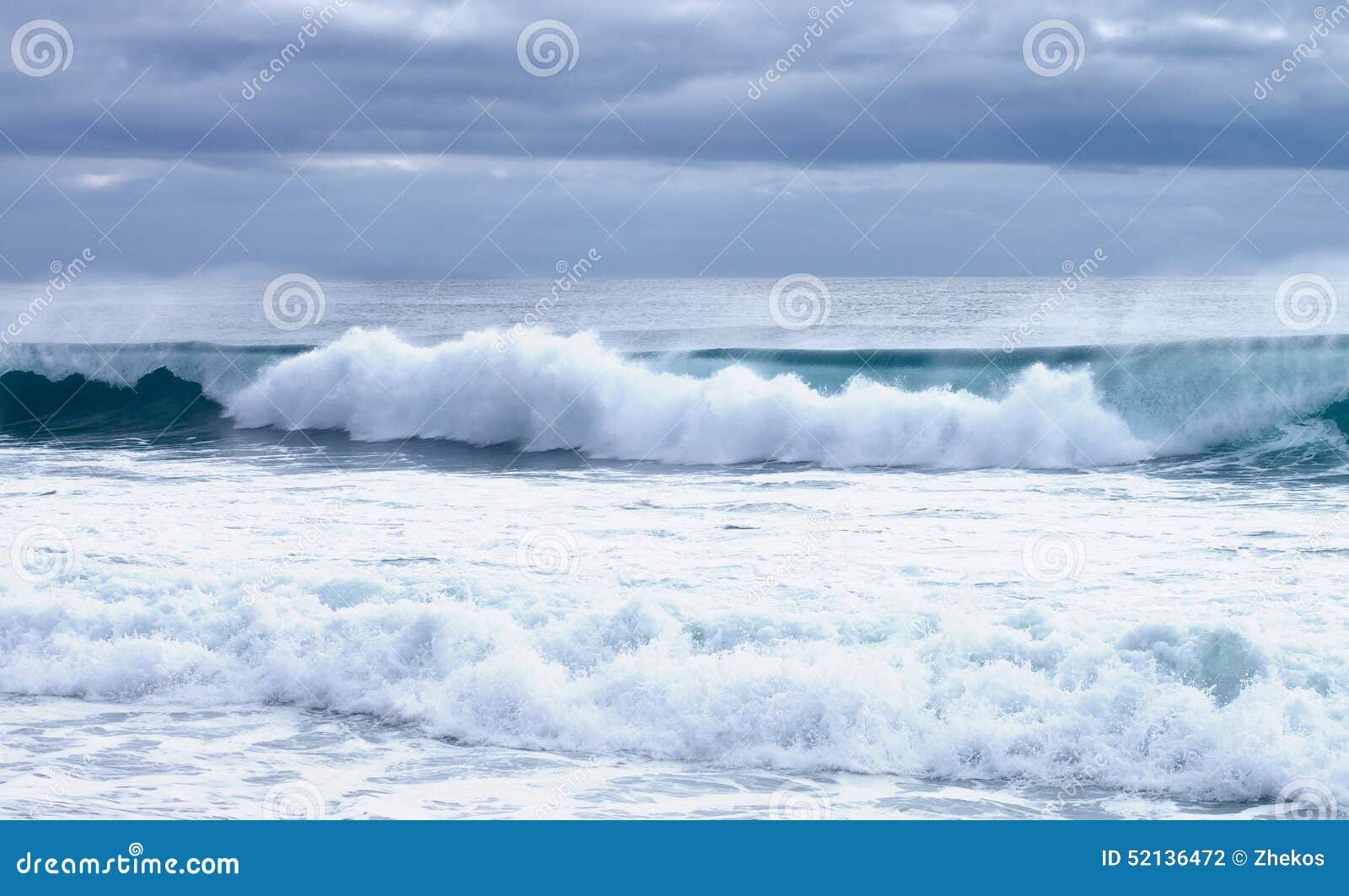 Splashing Waves stock photo. Image of spray, splash, dramatic - 52136472