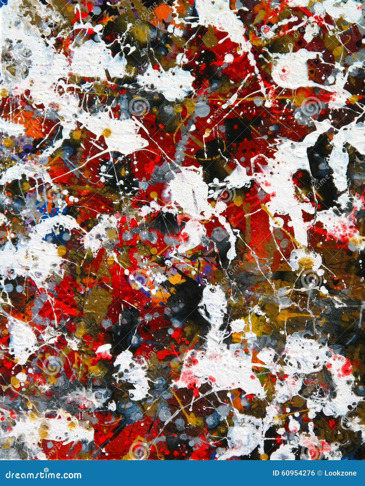 Splashy Colors Abstract. stock photo. Image of artists - 60954276