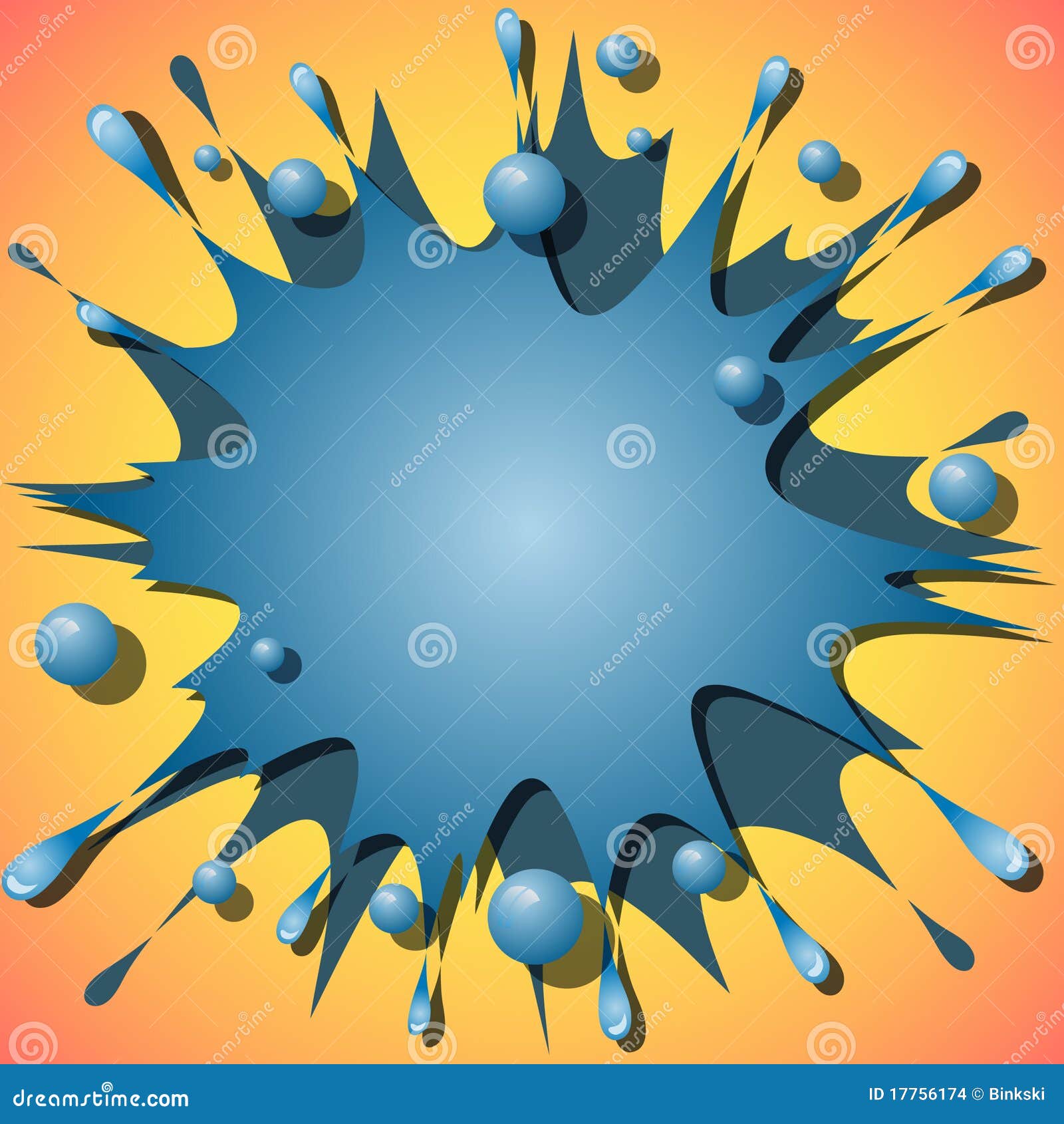 Splat Background stock vector. Illustration of wham, boom - 17756174