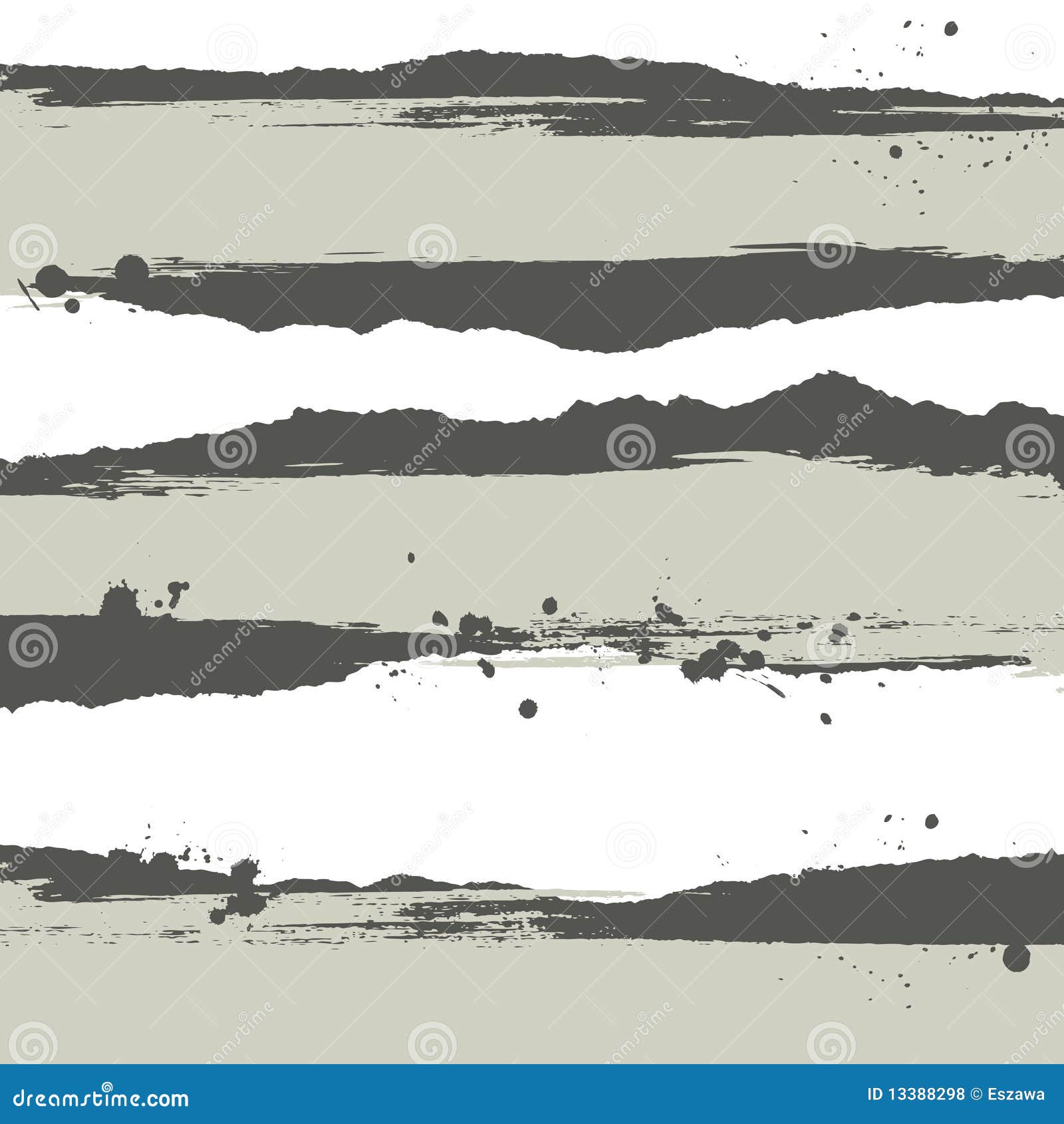 Splat Banners with Grunge Effect Stock Vector - Illustration of blank ...