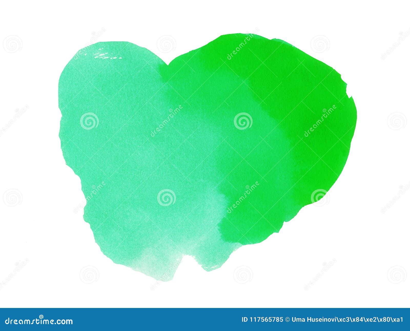 Splat Brilhante Da Aquarela Verde Ilustração Stock - Ilustração de ...