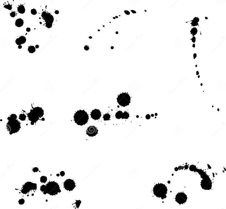 Splat ink stock vector. Illustration of grease, desktop - 4756836