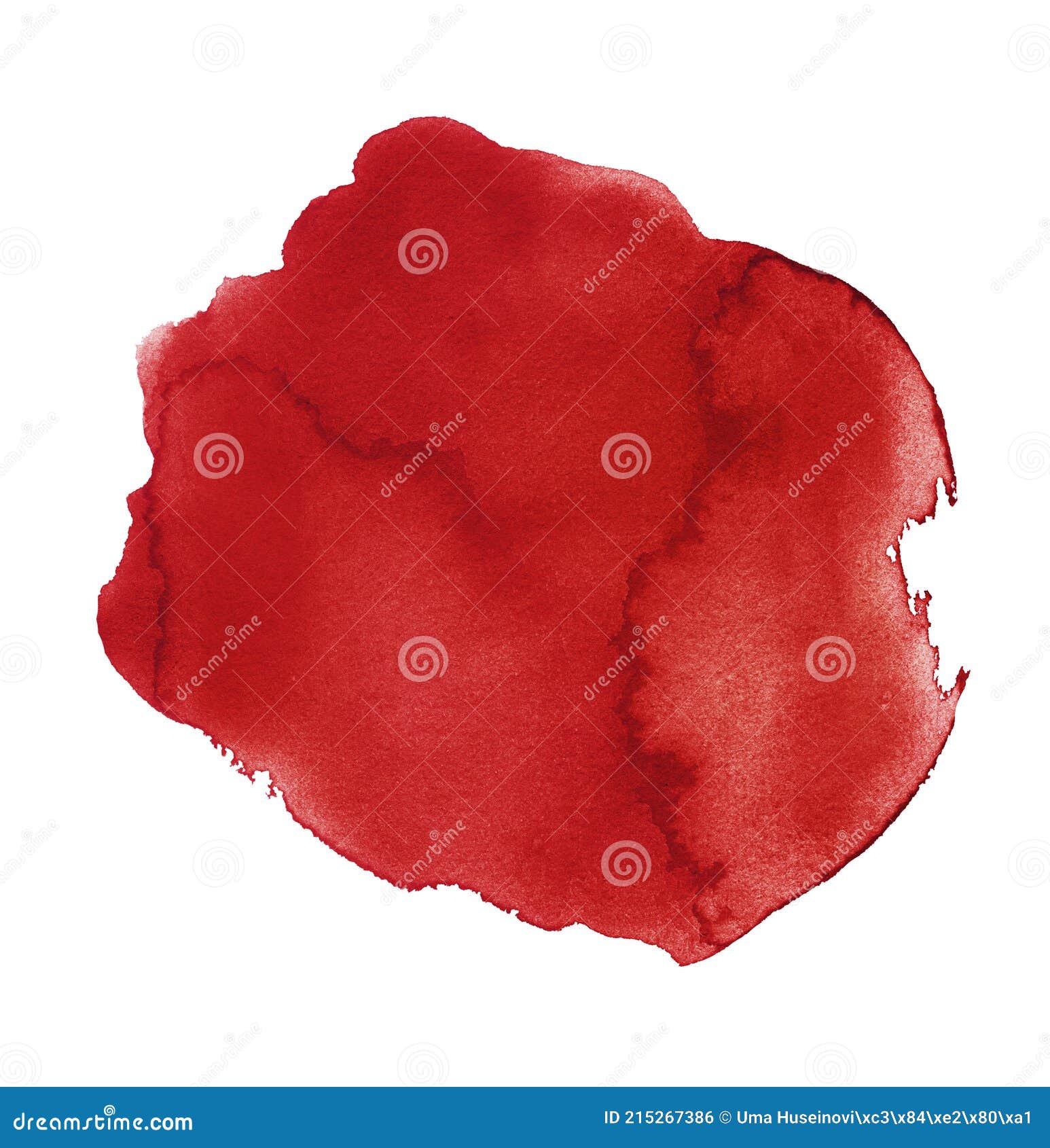 A Splat of Red Watercolor stock photo. Image of color - 215267386