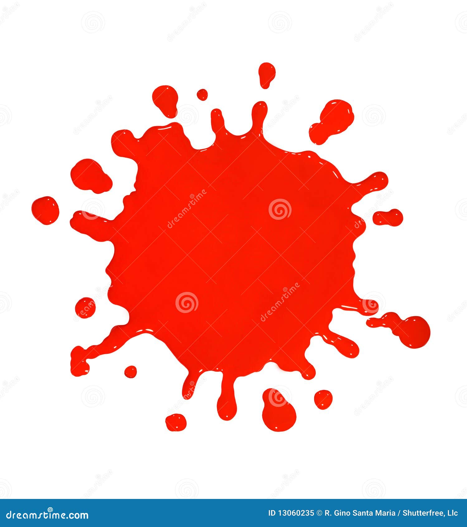 Splat rojo de la pintura imagen de archivo. Imagen de aislado - 13060235