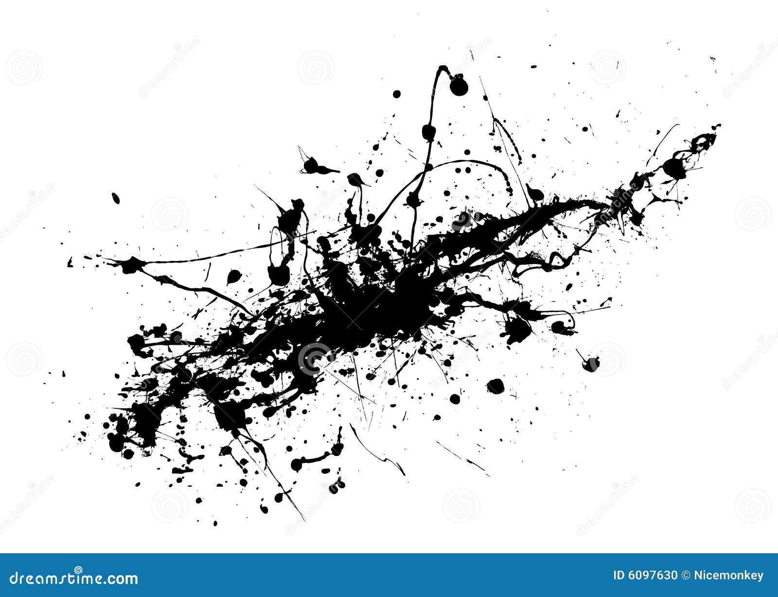 Splat splat stock vector. Illustration of generated, spatter - 6097630