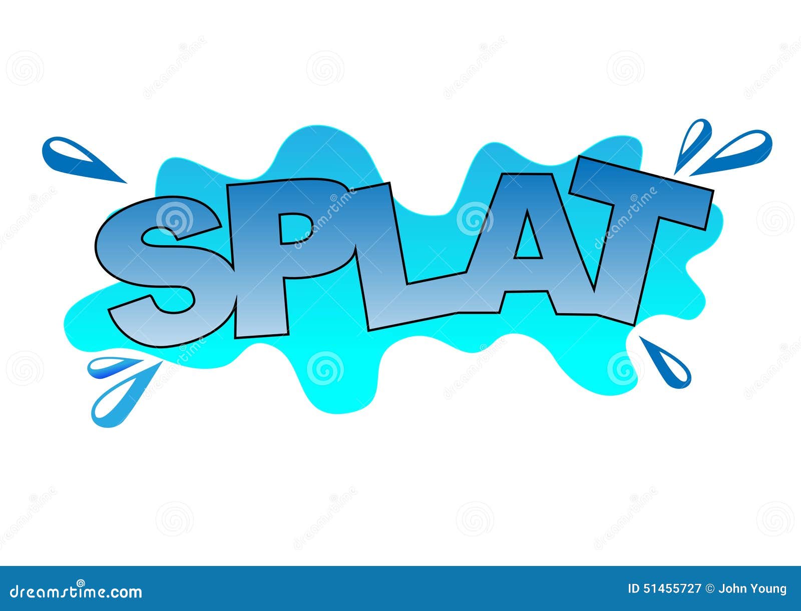 Splat stock image. Image of splat, style, book, comic - 51455727